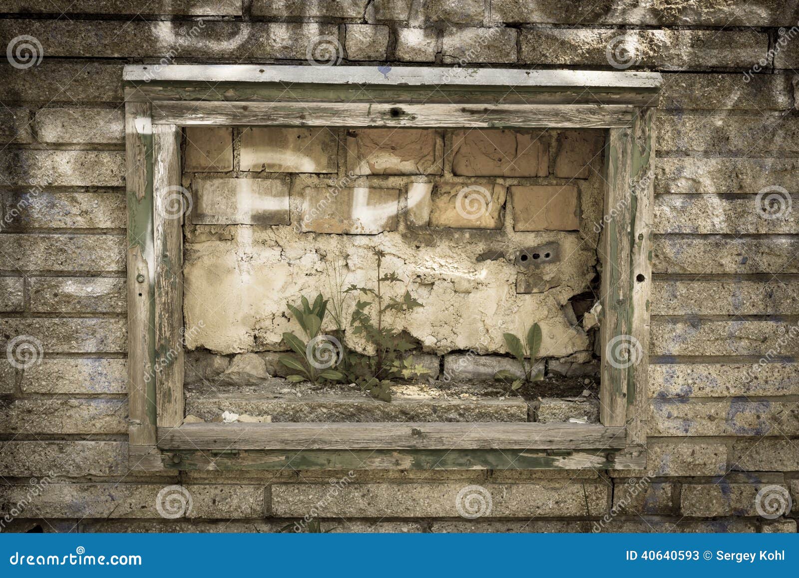 Old plaster walls frame stock image. Image of abandoned - 40640593