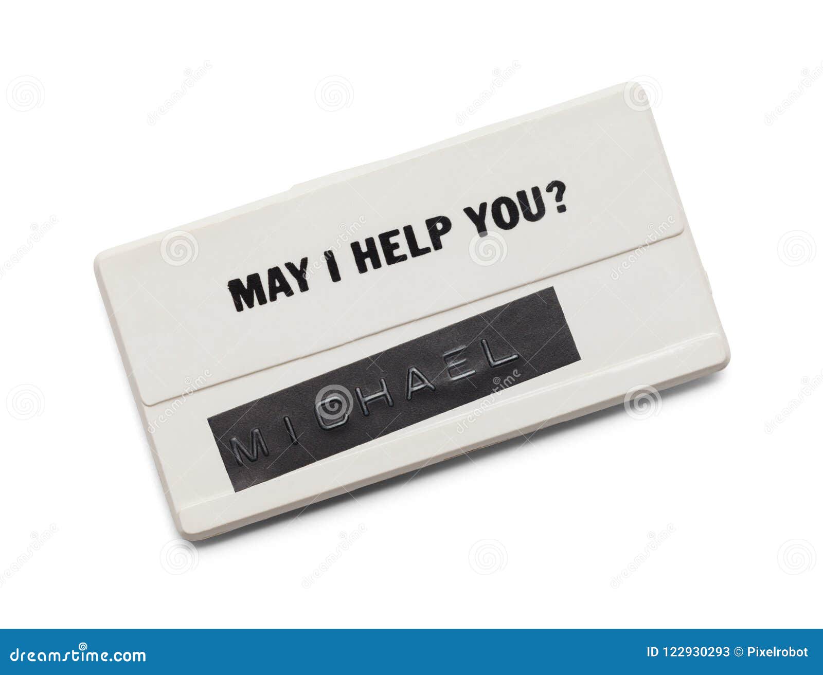 Old Name Tag stock image. Image of help, white, card - 122930293