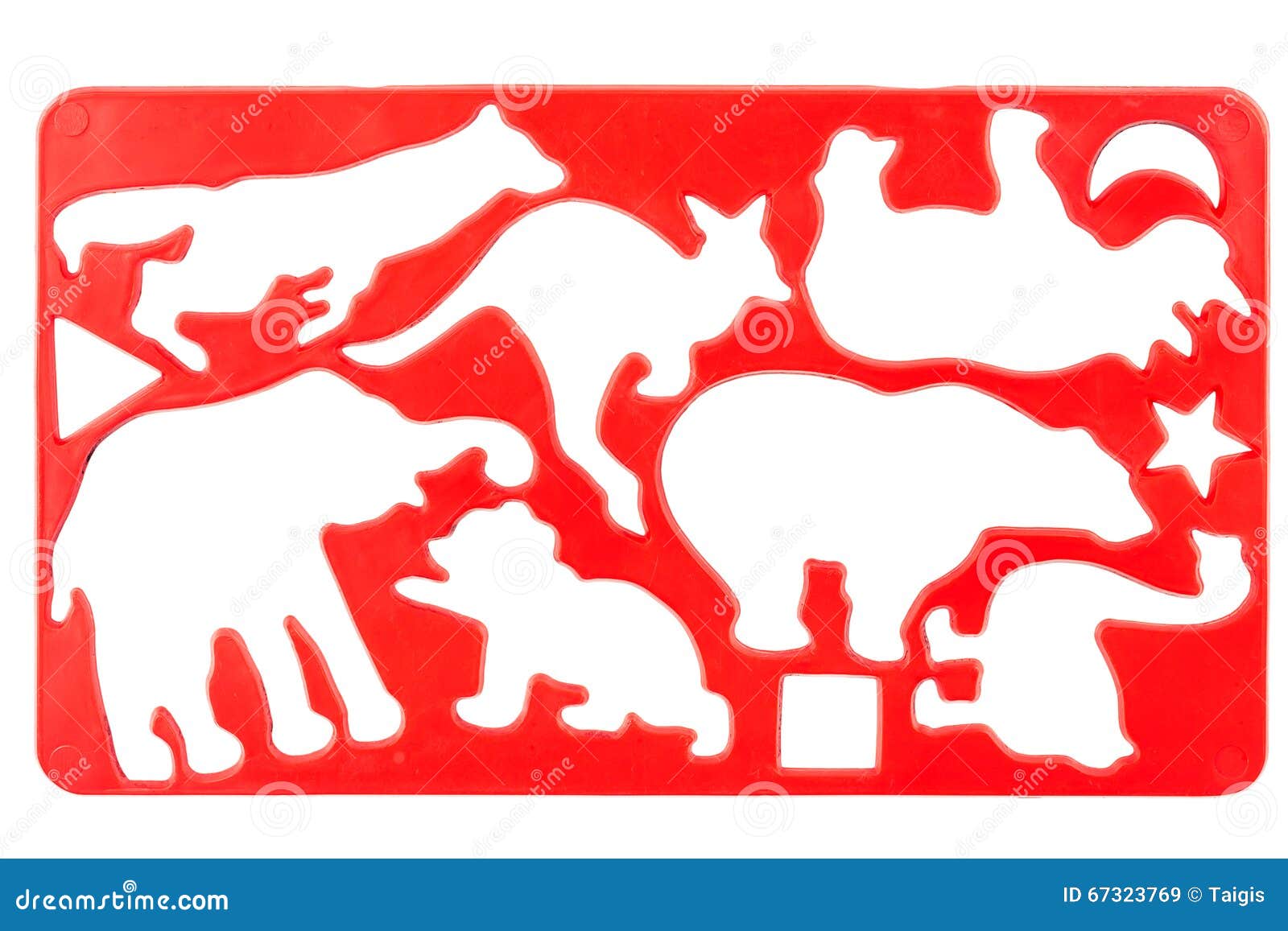 Plastic Stencil Royalty-Free Stock Photography | CartoonDealer.com ...