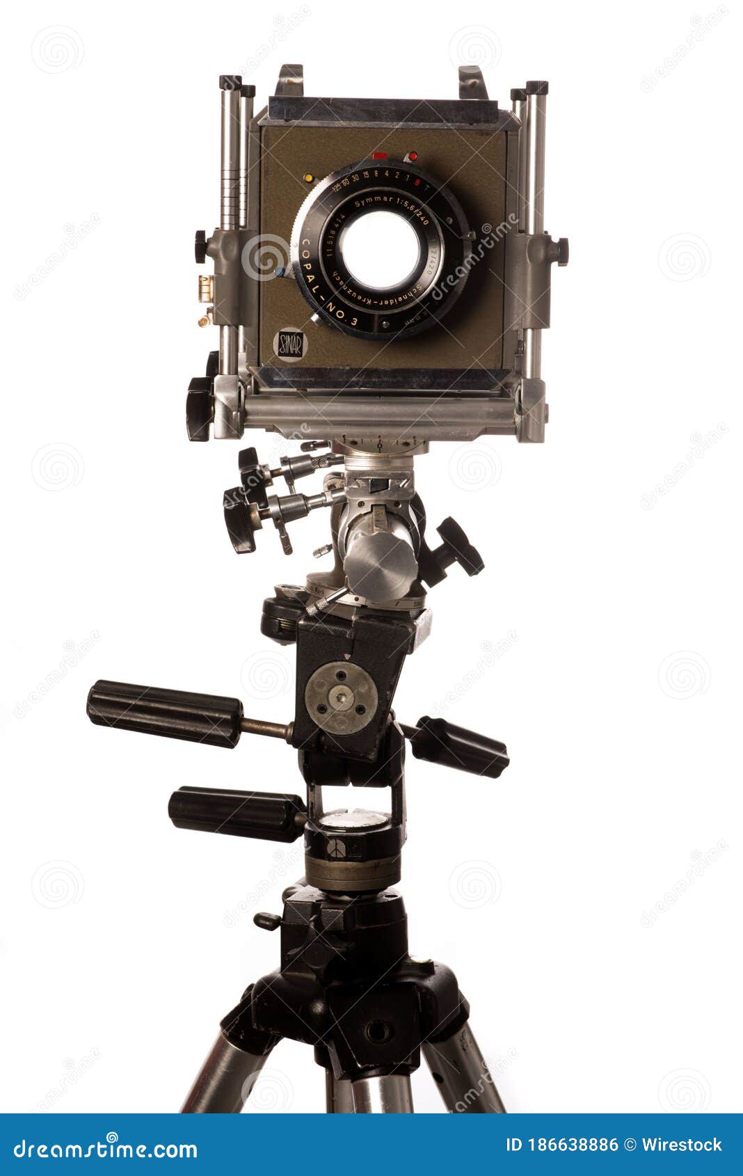 Old Plate Camera, Â Bellows Editorial Photo - Image of steel, symmar ...