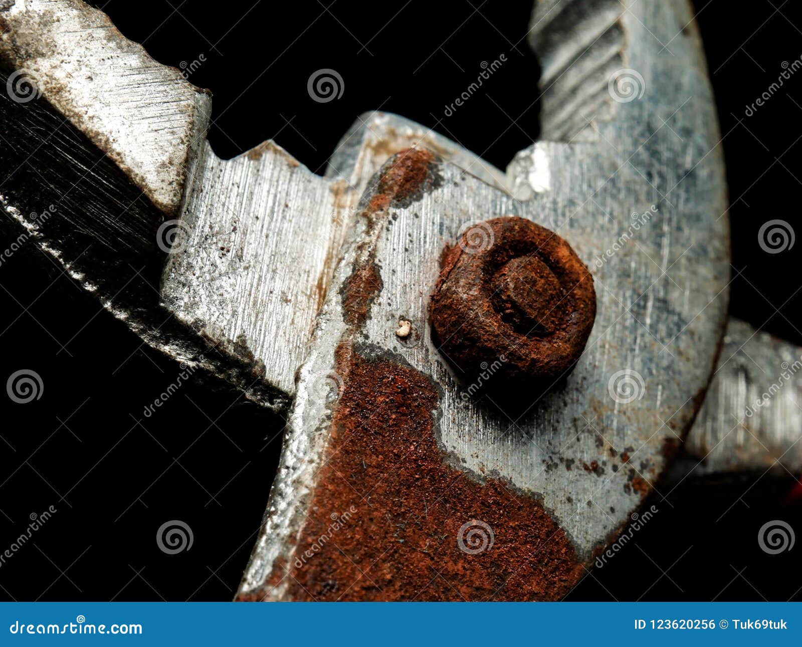 Old Pliers Made of Rusted Steel Stock Photo - Image of rust, background ...