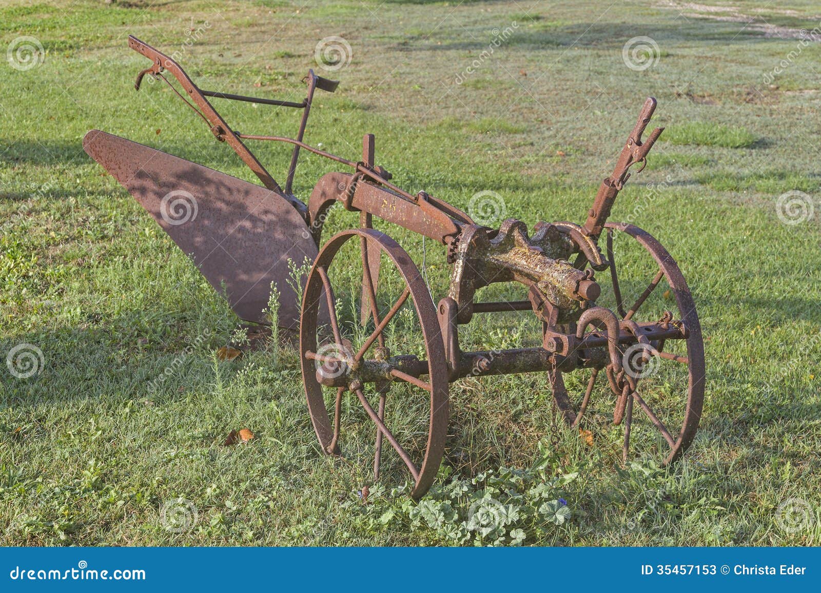 Old Plow Stock Photos - Image: 35457153