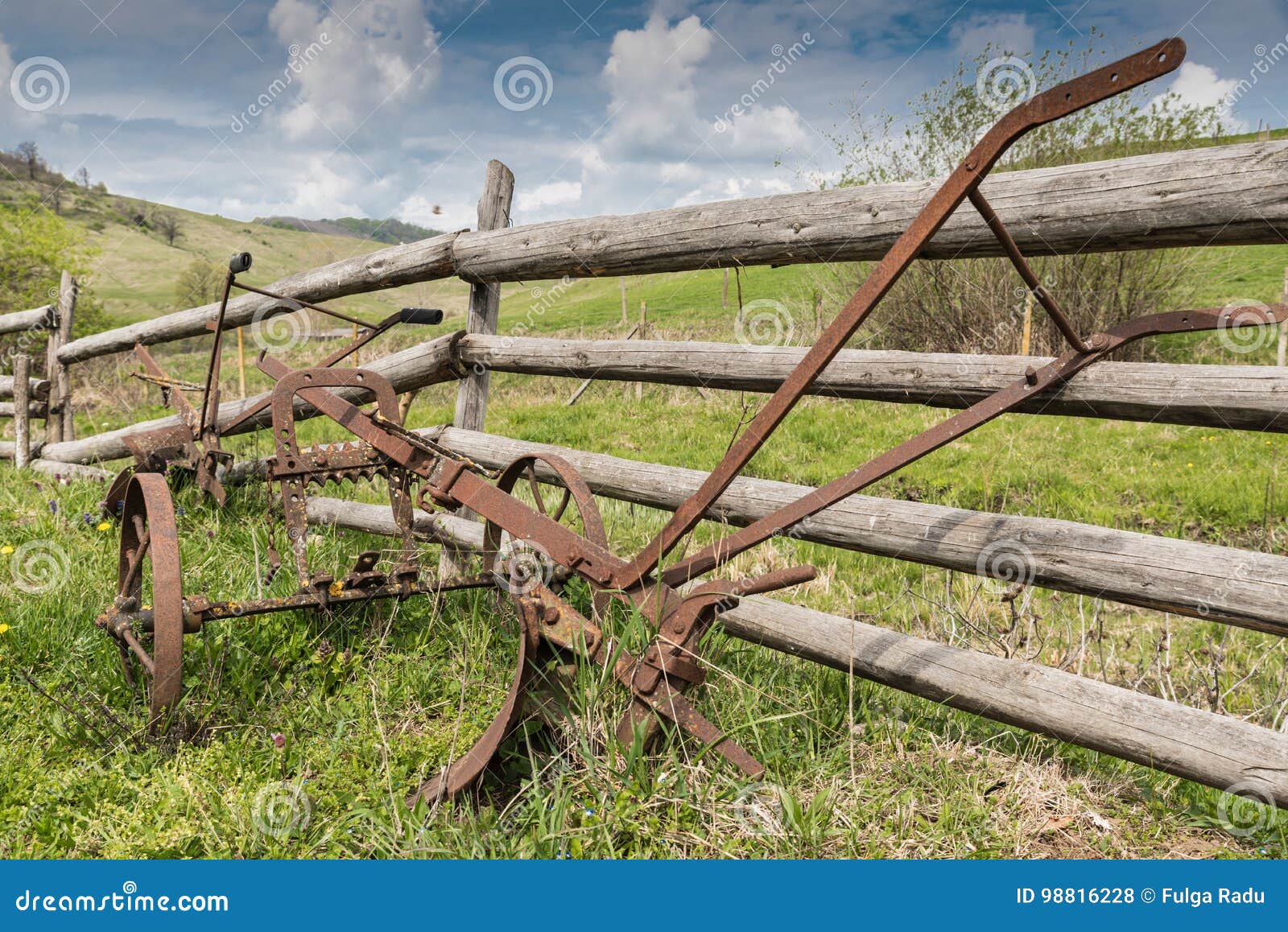 Old plowing tool stock photo. Image of country, blade - 98816228