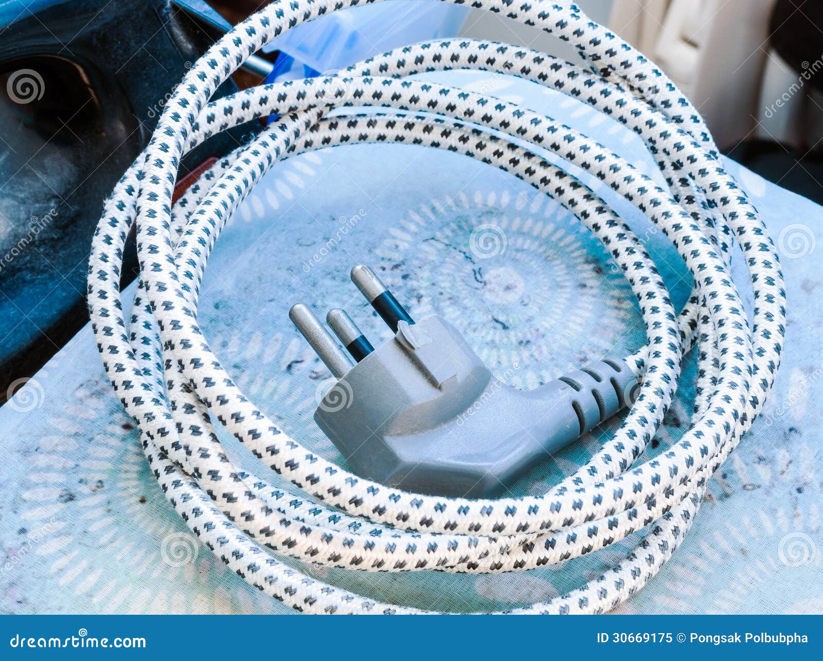 Old plug stock image. Image of black, closeup, home, mount - 30669175