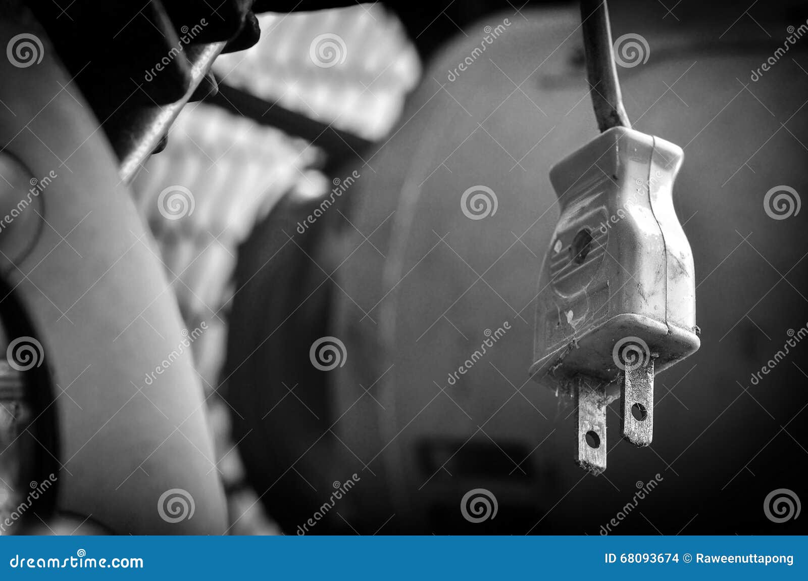 Old Plug stock photo. Image of electrician, electricity - 68093674