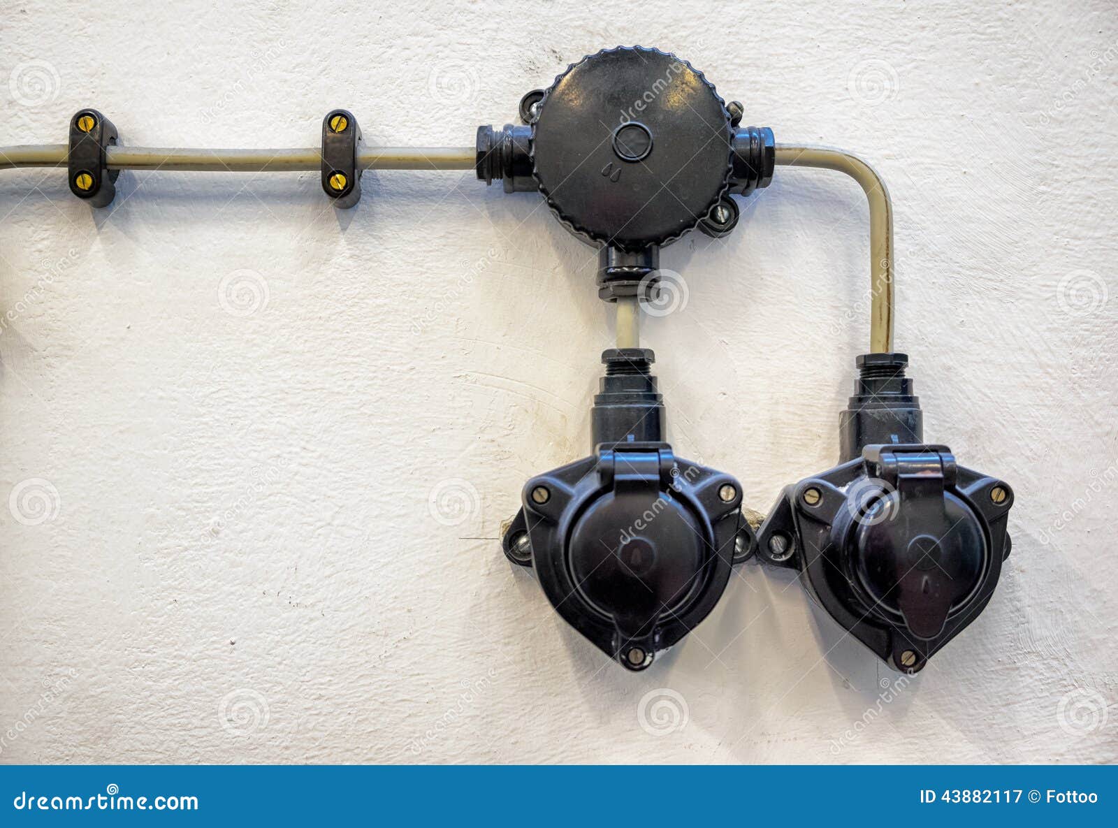 Old plug socket stock image. Image of plug, electrical - 43882117