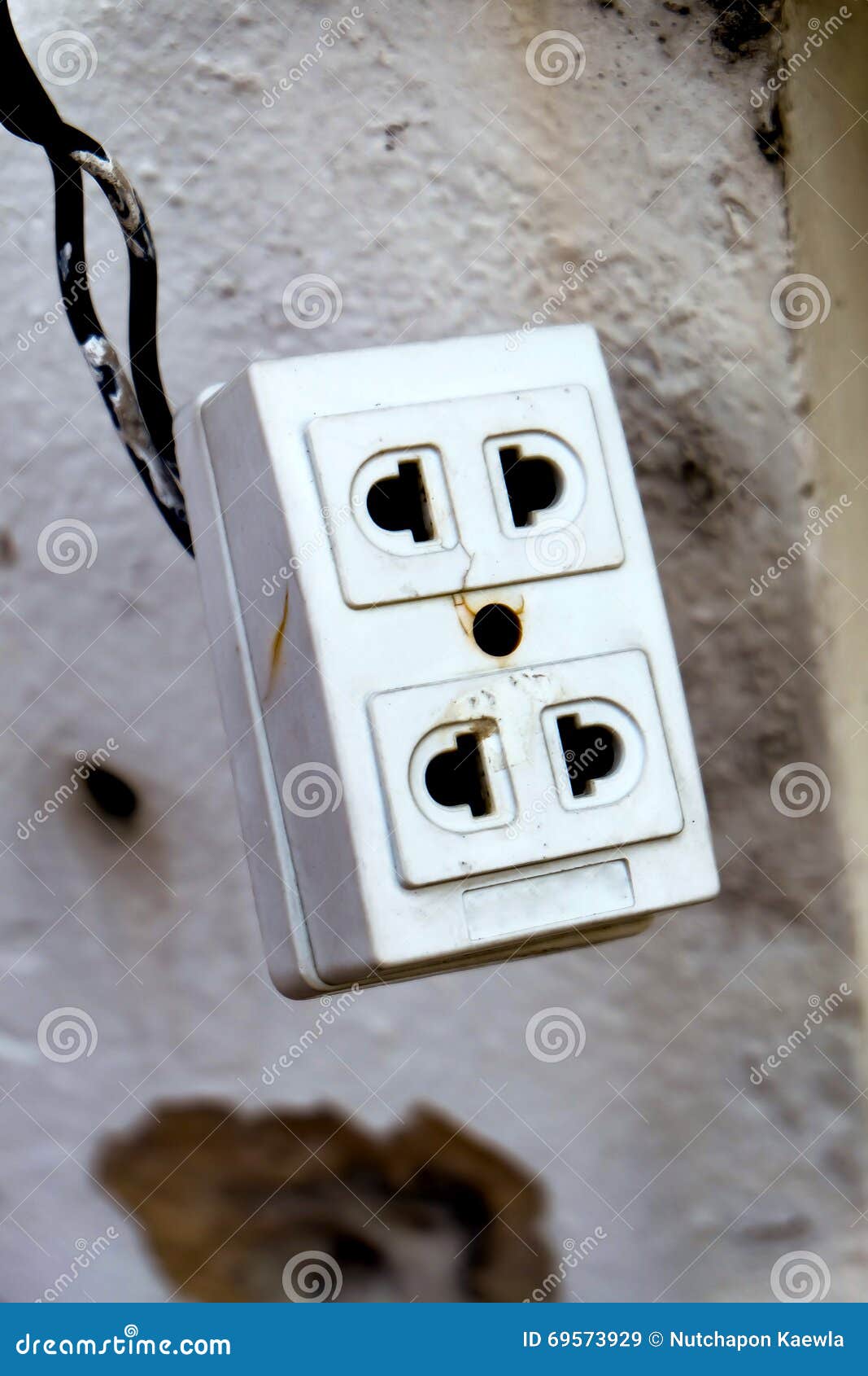 Old plug. stock image. Image of used, plug, equipment - 69573929