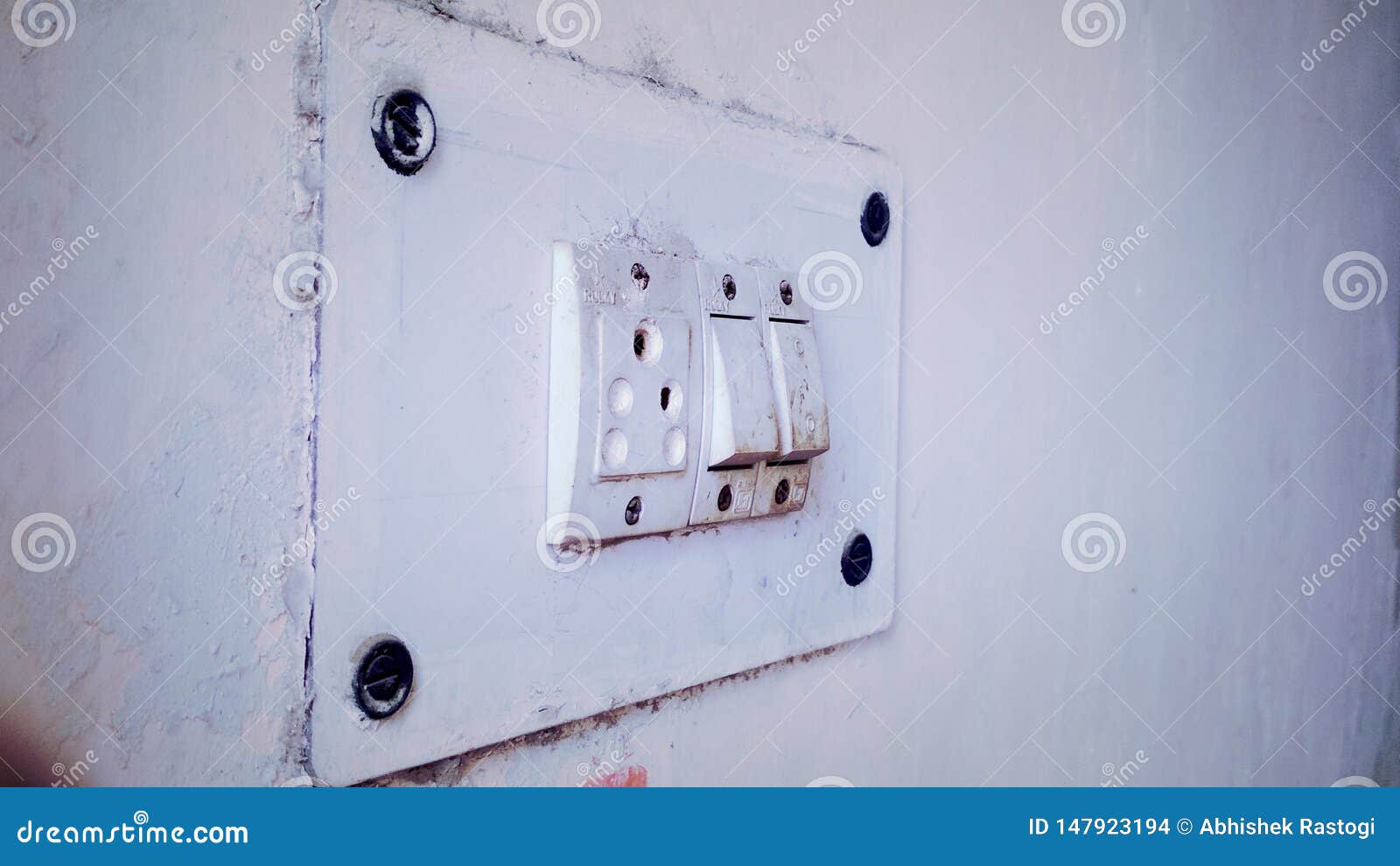 Old Plug Socket | White Old Rustic Electronic Socket Stock Photo ...