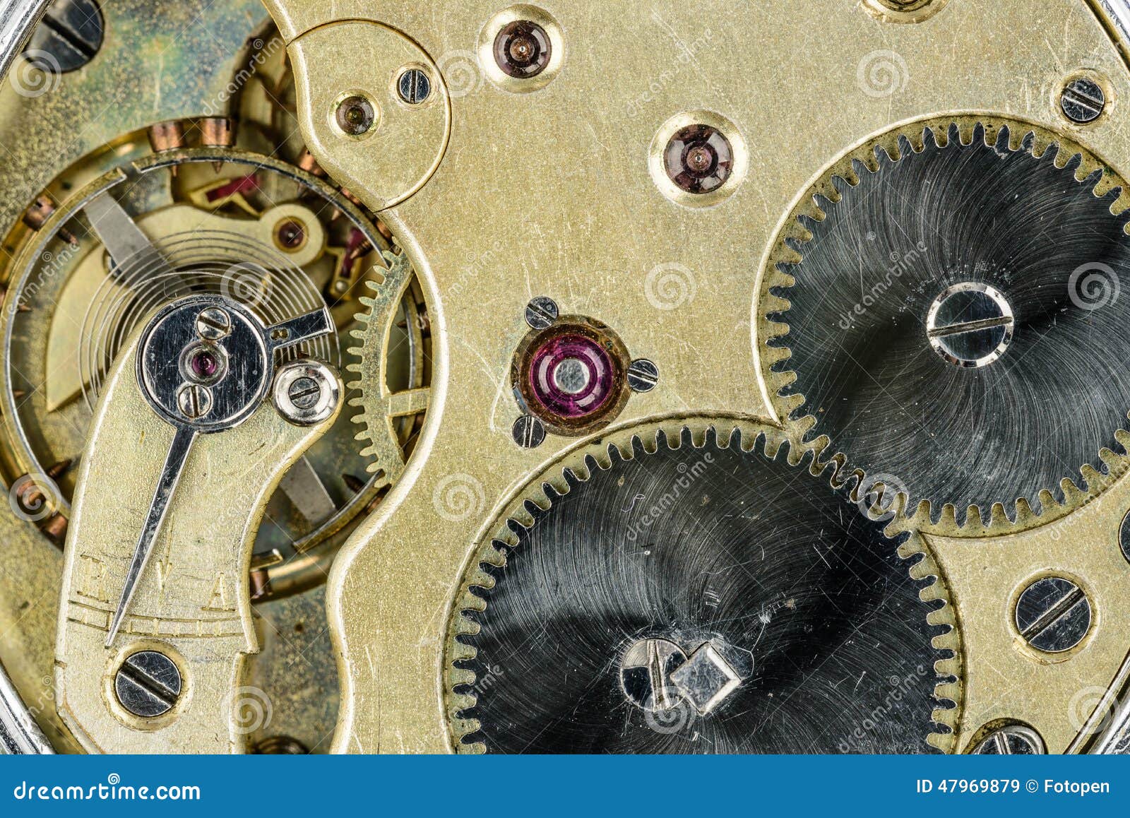 Old Pocket Watch Mechanism Royalty-Free Stock Photography ...