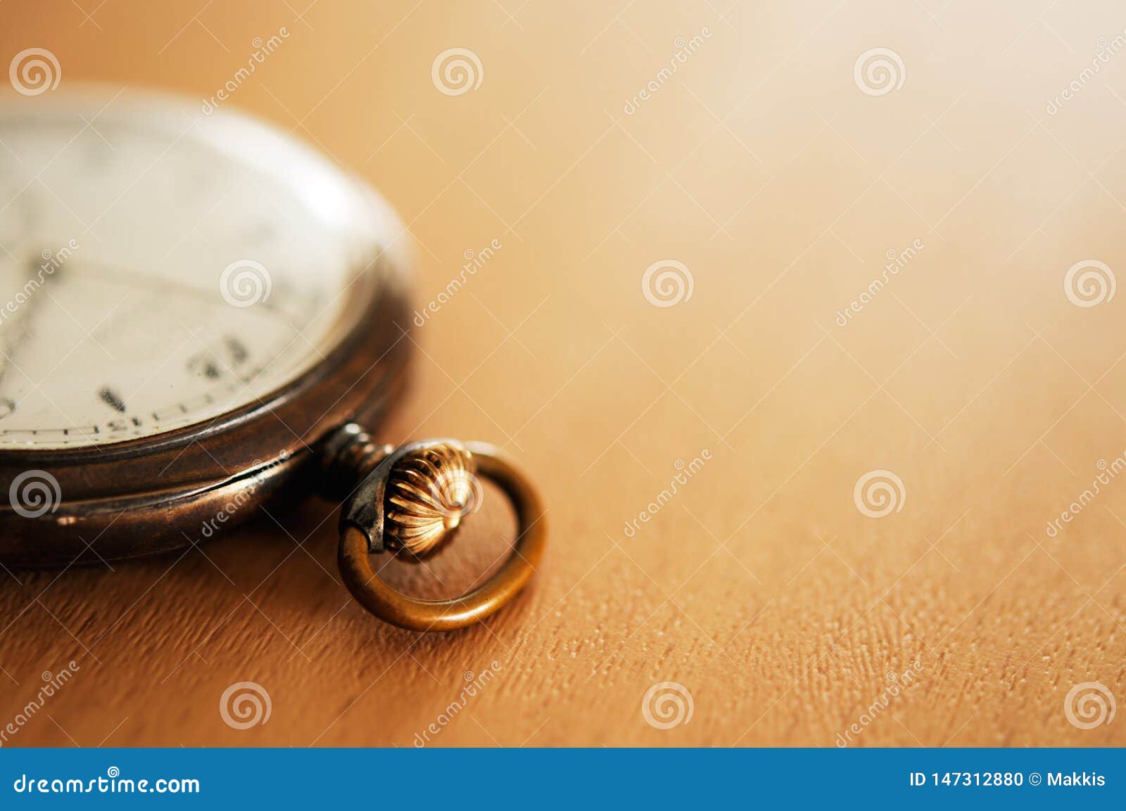 Old Pocket Watch on the Table Stock Photo - Image of retro, symbol ...