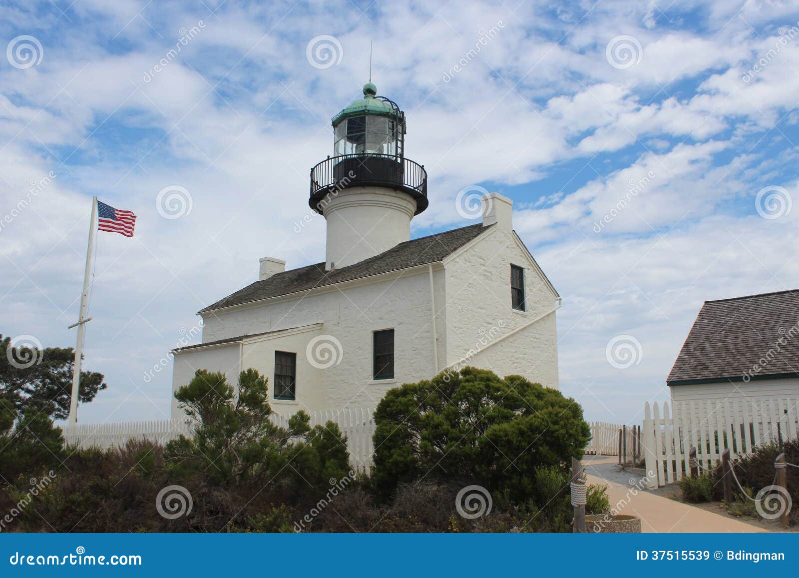 Old Point Loma Lighthouse stock image. Image of loma - 37515539
