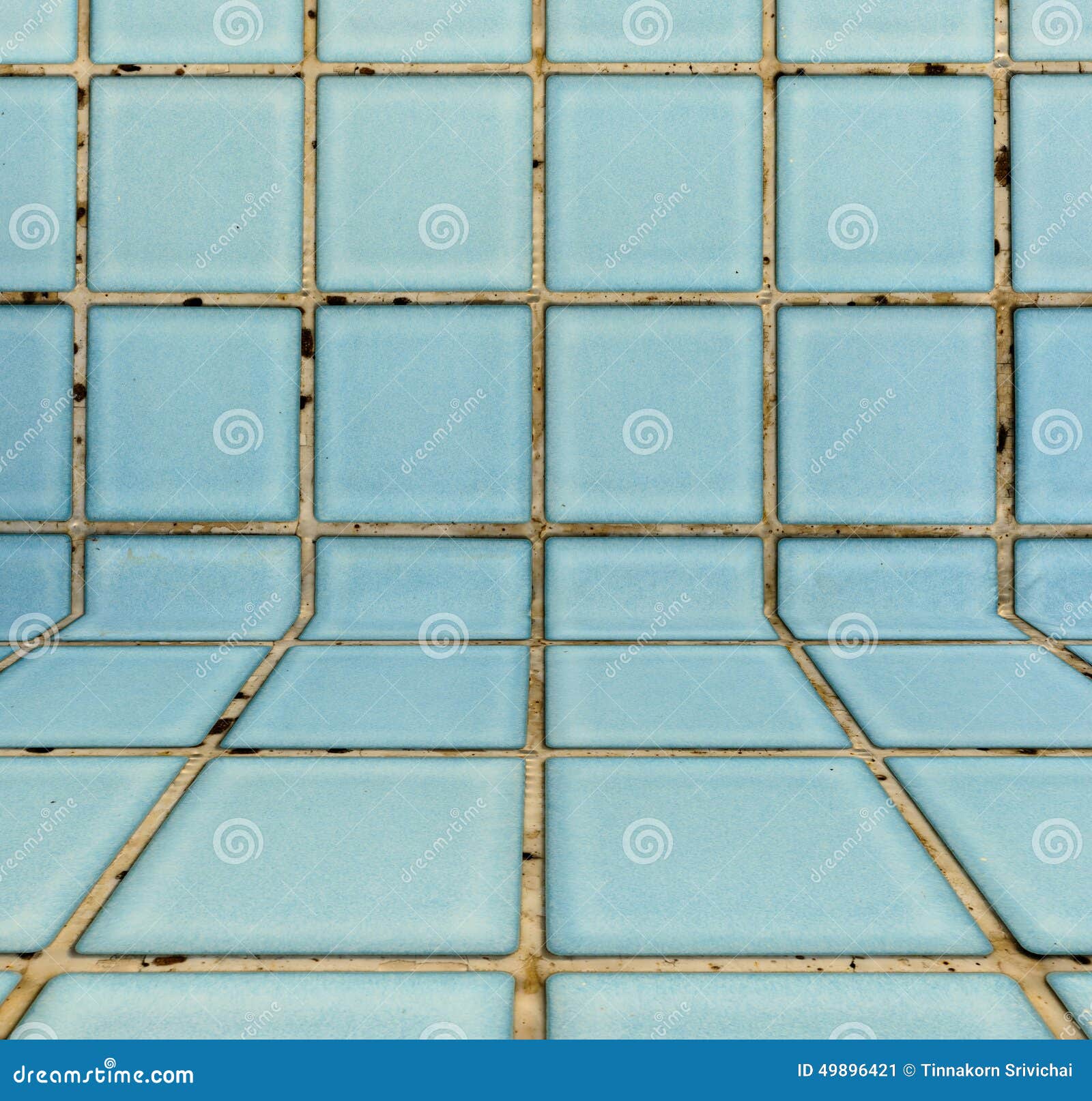 Old pool tile in grid stock image. Image of texture, color - 49896421
