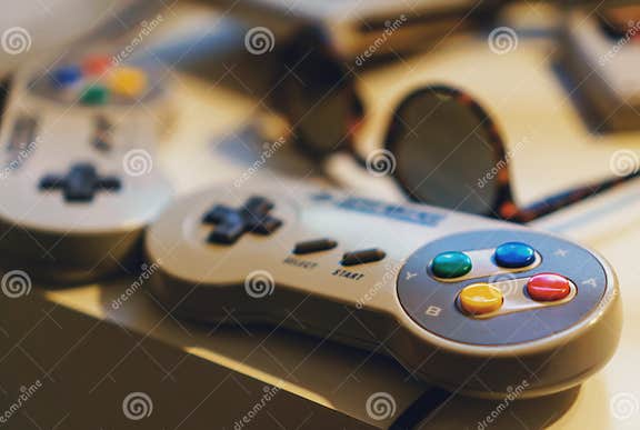 Old popular game console stock image. Image of eighties - 260191415