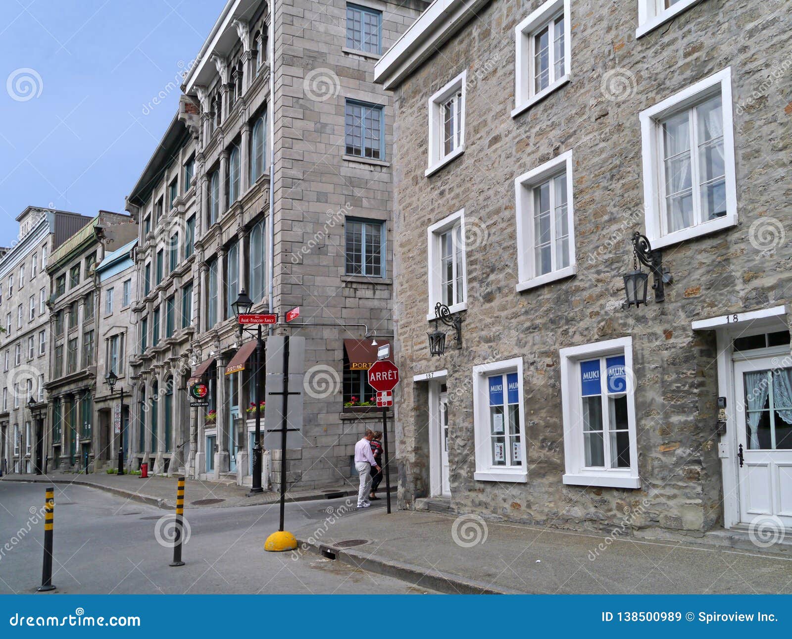Montreal Restored And New Buildings On Beaver Hall Hill Street Stock ... Montreal Restored And New Buildings On Beaver Hall Hill Street Stock ...