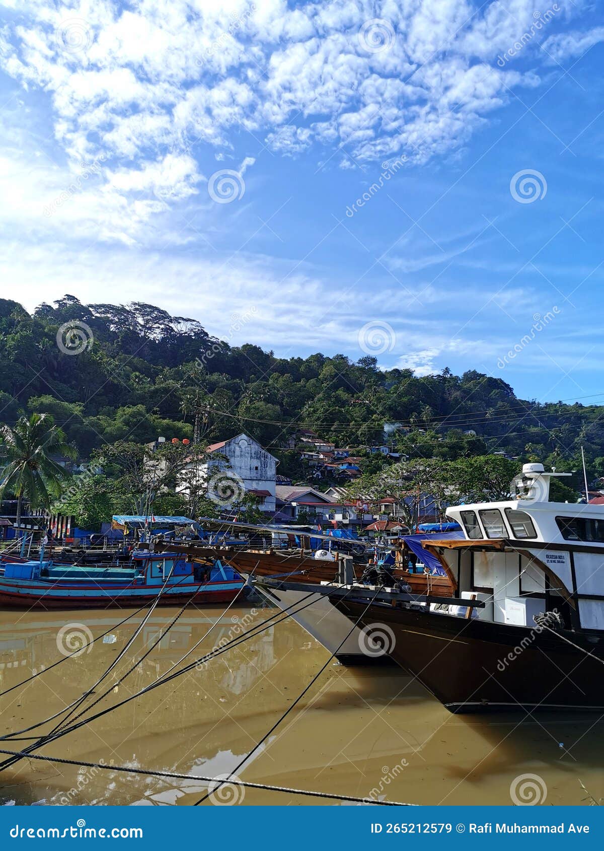 Old port in padang stock image. Image of padang, began - 265212579