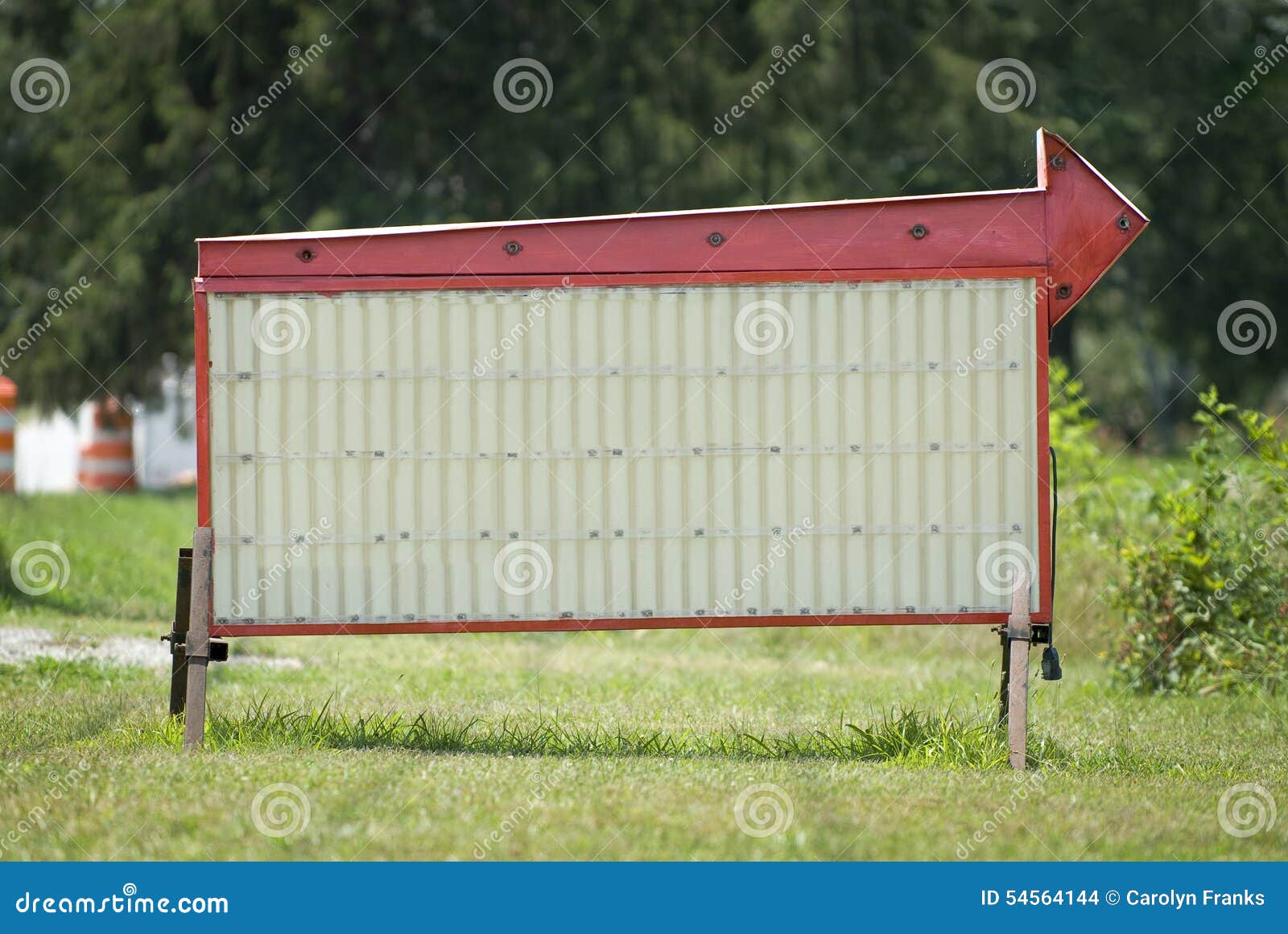 Old Portable Sign stock photo. Image of white, outdoors - 54564144