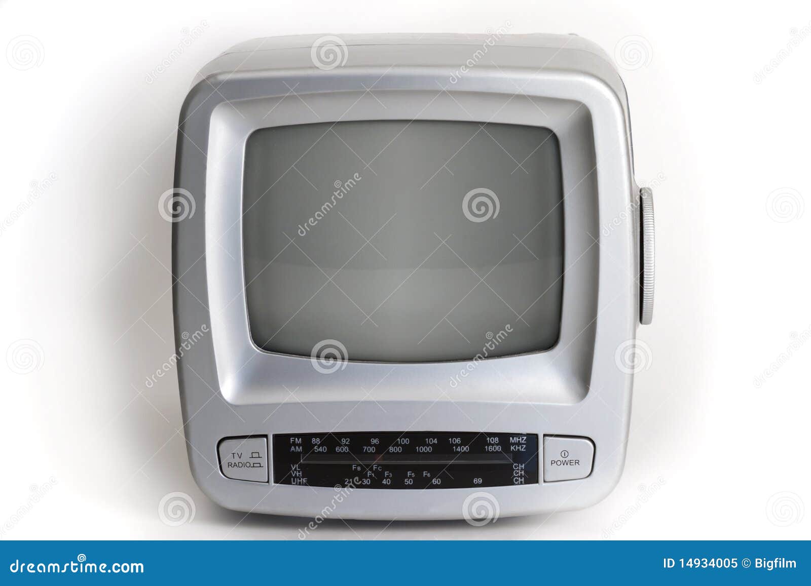 Old portable television stock image. Image of communication - 14934005
