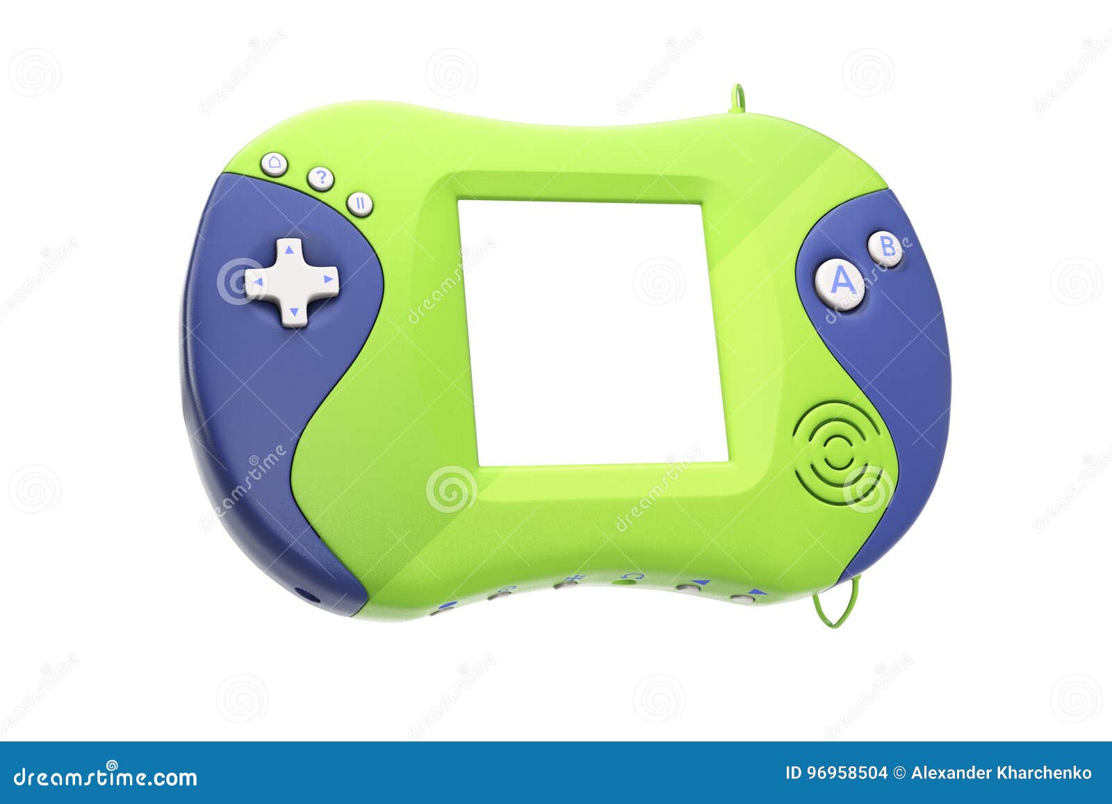 Portable Video Game. Cute Game Console Vector Illustration. Gaming ...