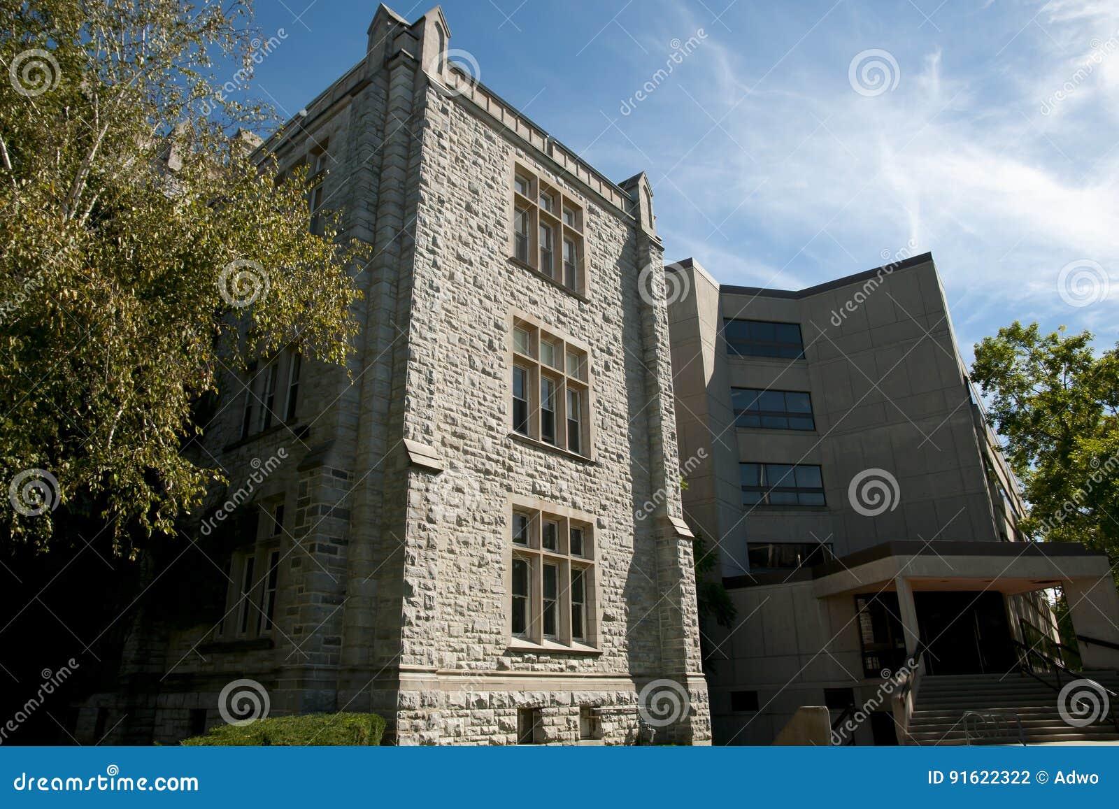 Old Portion of Miller Building & Newer Bruce Wing - Kingston - Canada ...