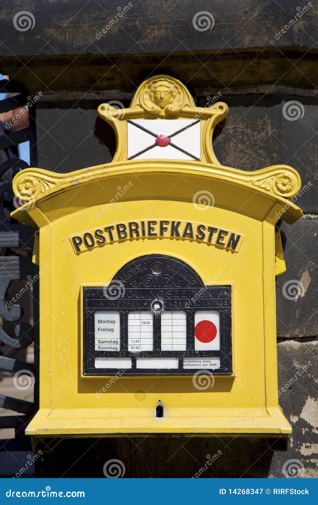 Old Post Box stock image. Image of postal, historic, german - 14268347