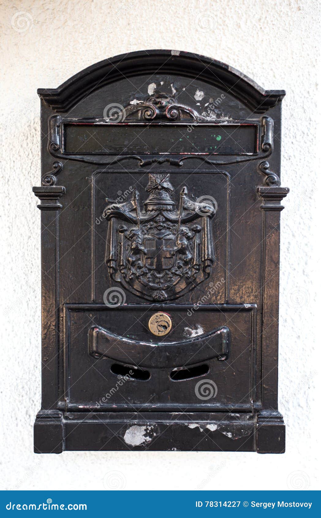 Old post box stock image. Image of lock, ornamental, decorative - 78314227