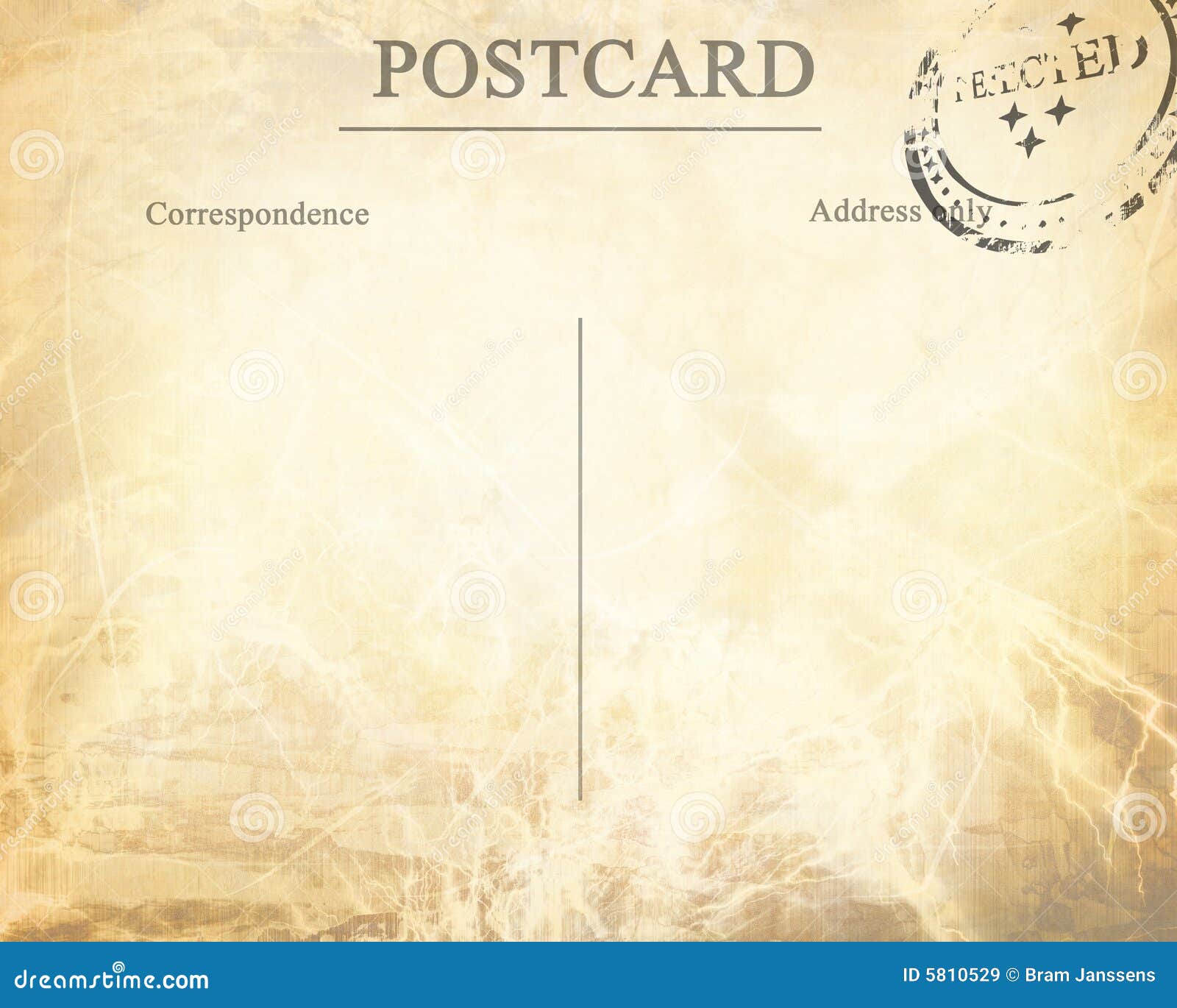 Old post card stock illustration. Illustration of design - 5810529