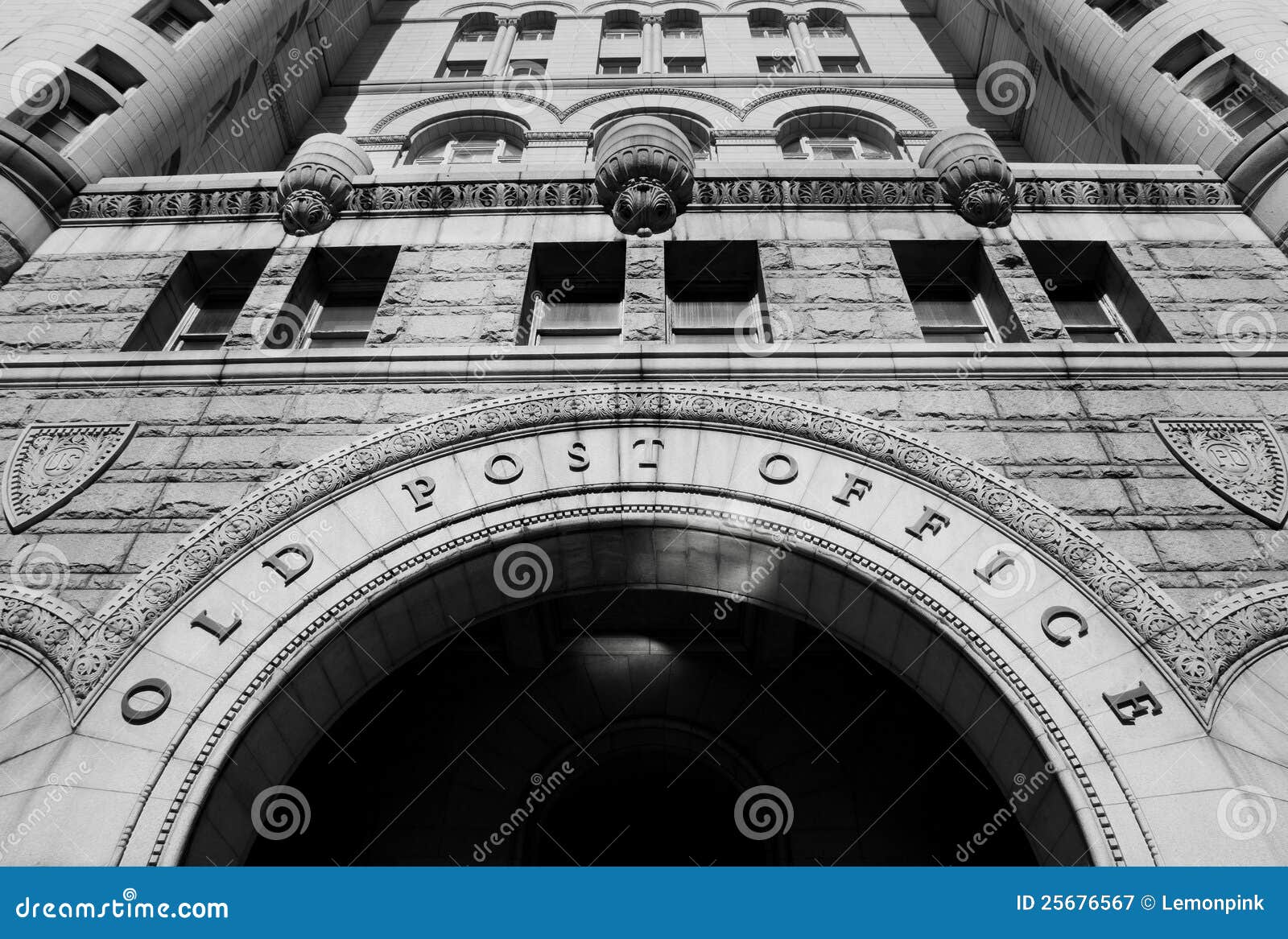 Old Post Office stock image. Image of texture, window - 25676567