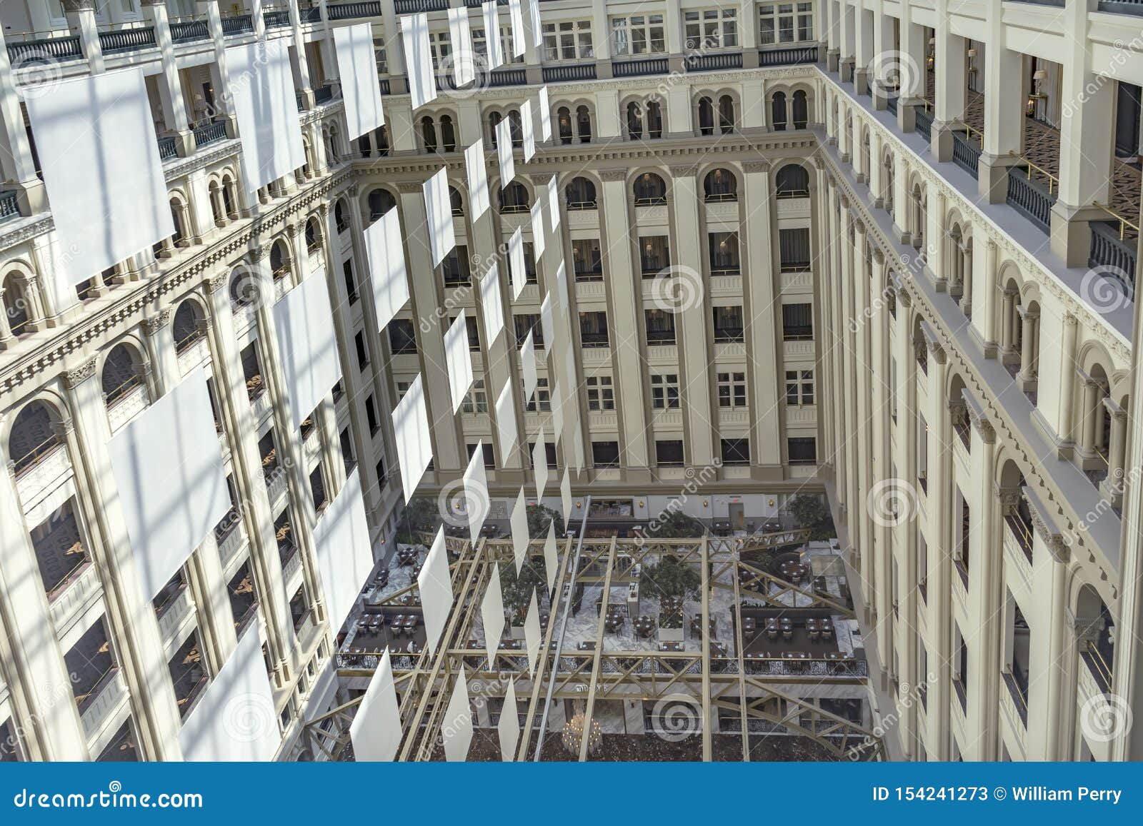 Old Post Office Building Interior Washington DC Stock Image - Image of ...