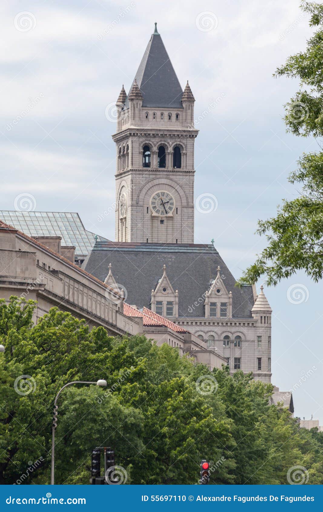 Old Post Office Clock Tower Washington DC Stock Photo - Image of ...