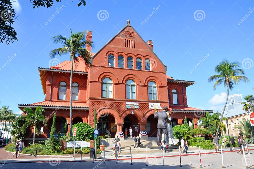 Old Post Office and Custom House, Key West Editorial Photo - Image of ...