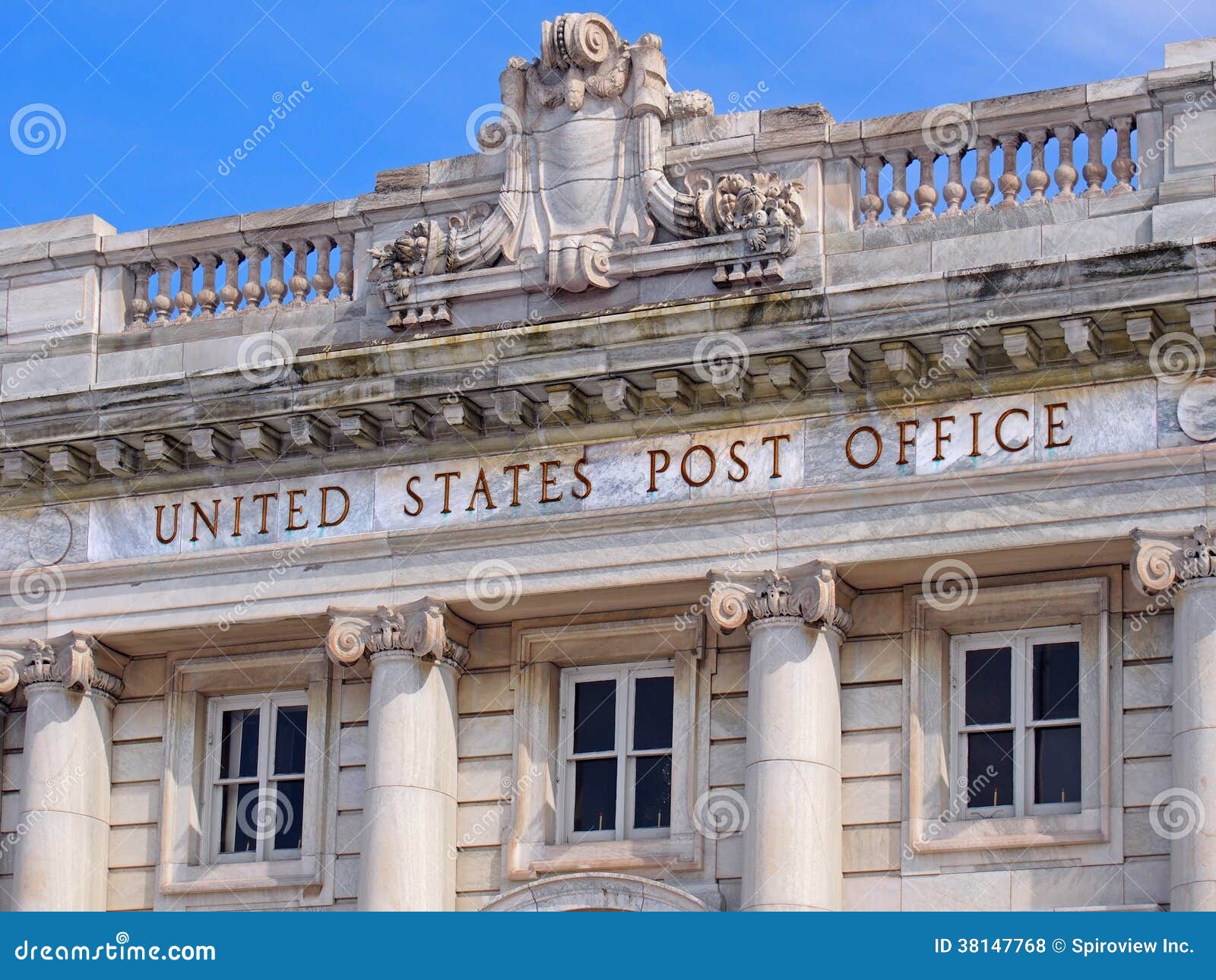 Old post office stock photo. Image of states, american - 38147768