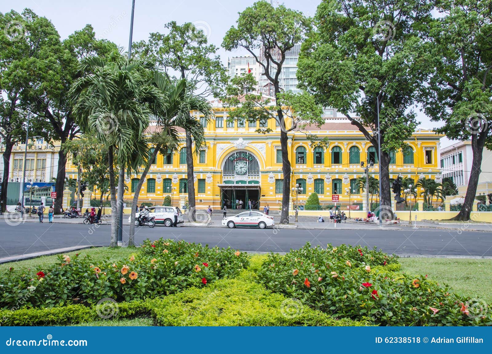 Old Post Office, Saigon,Vietnam Editorial Stock Photo - Image of post ...