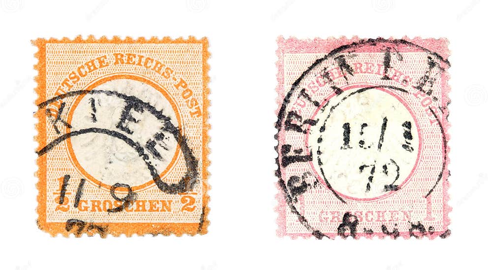 Old post stamps editorial stock photo. Image of berlin - 7449103
