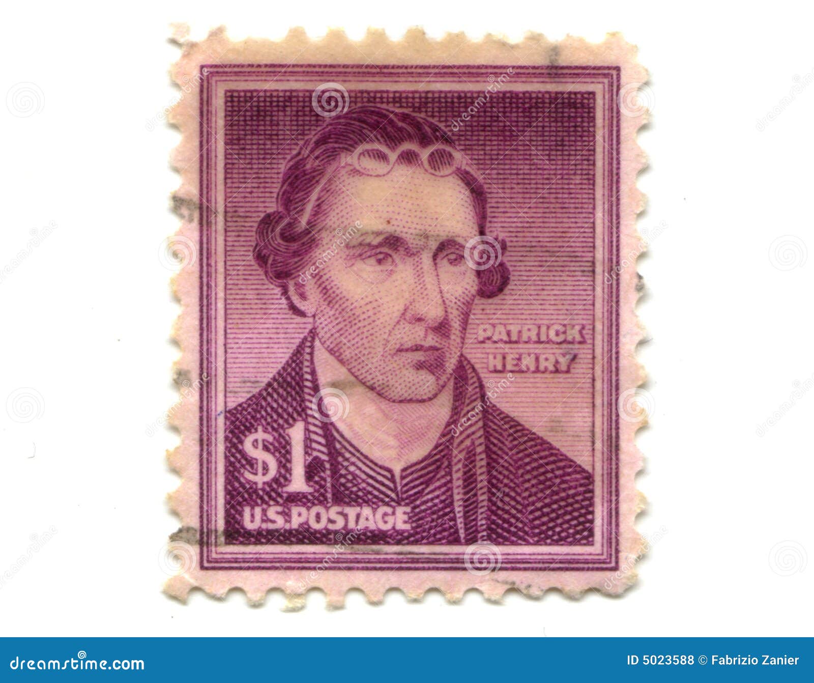 Old Postage Stamps from USA One Dollar Editorial Stock Photo - Image of ...