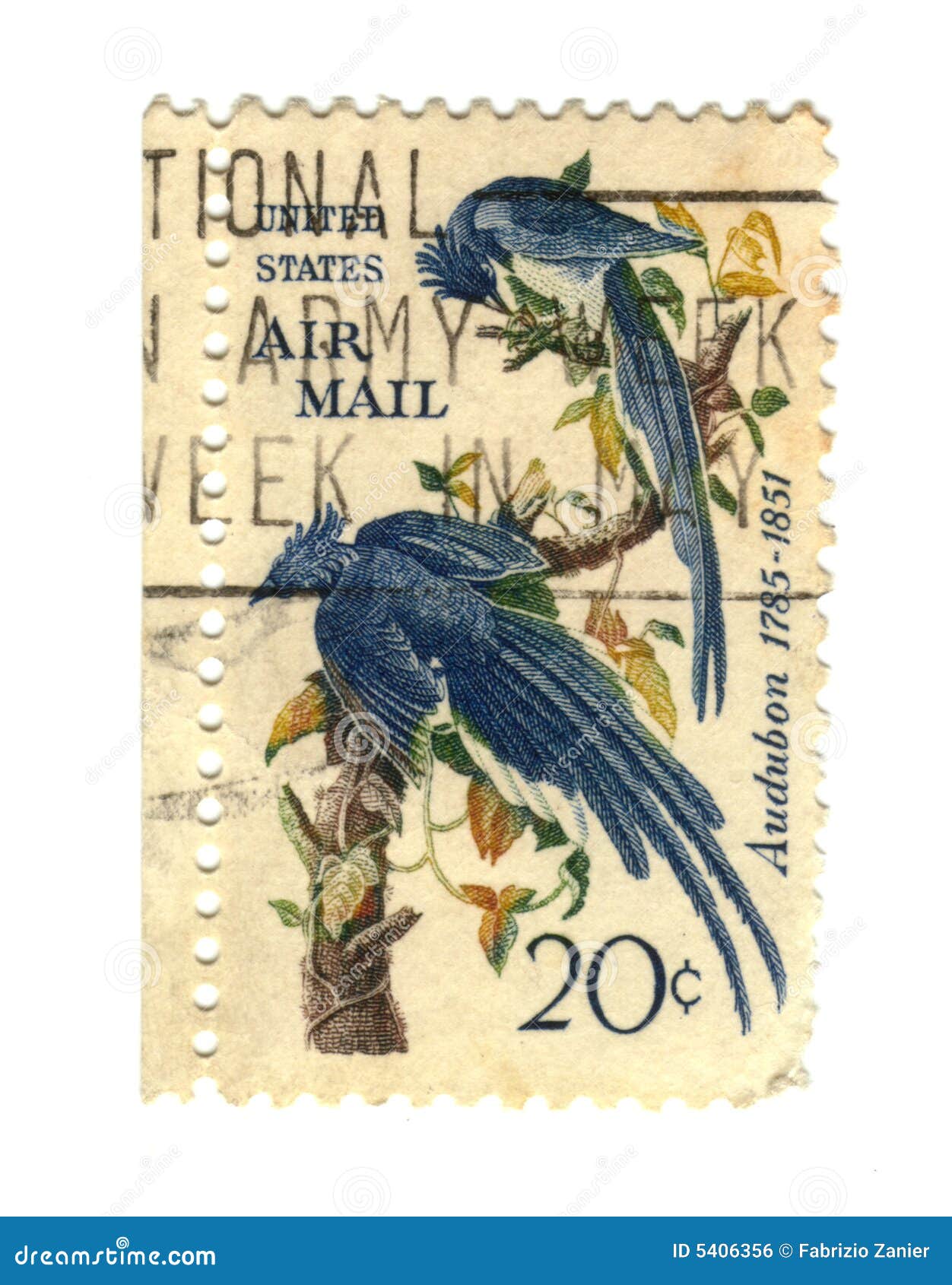 Old Postage Stamps from USA with Two Birds Editorial Photo - Image of ...