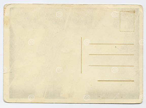 Old postcard stock image. Image of century, mail, isolated - 10831853