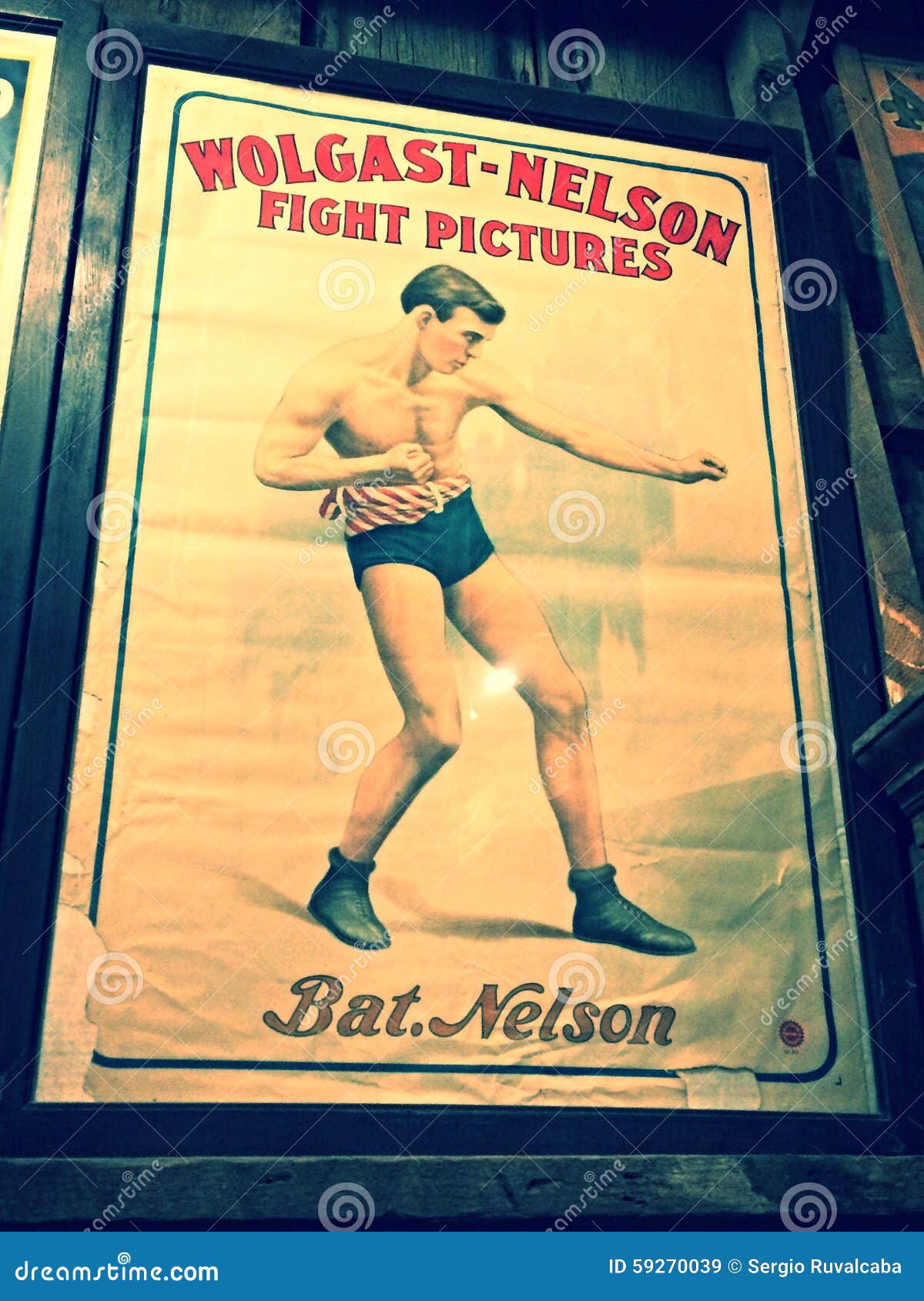 Old poster editorial stock image. Image of boxer, vintage - 59270039