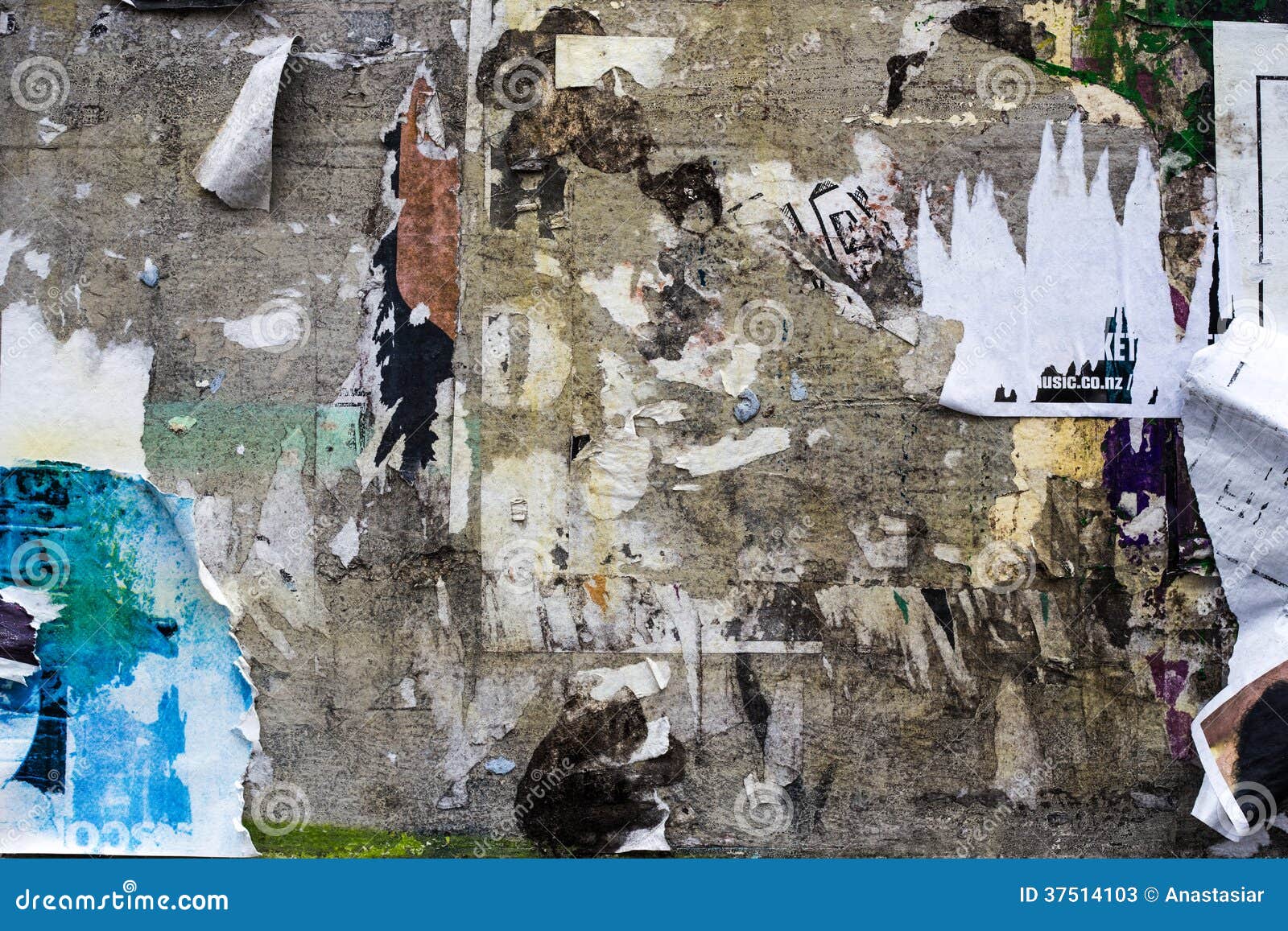 Old posters texture stock image. Image of posters, colored - 37514103