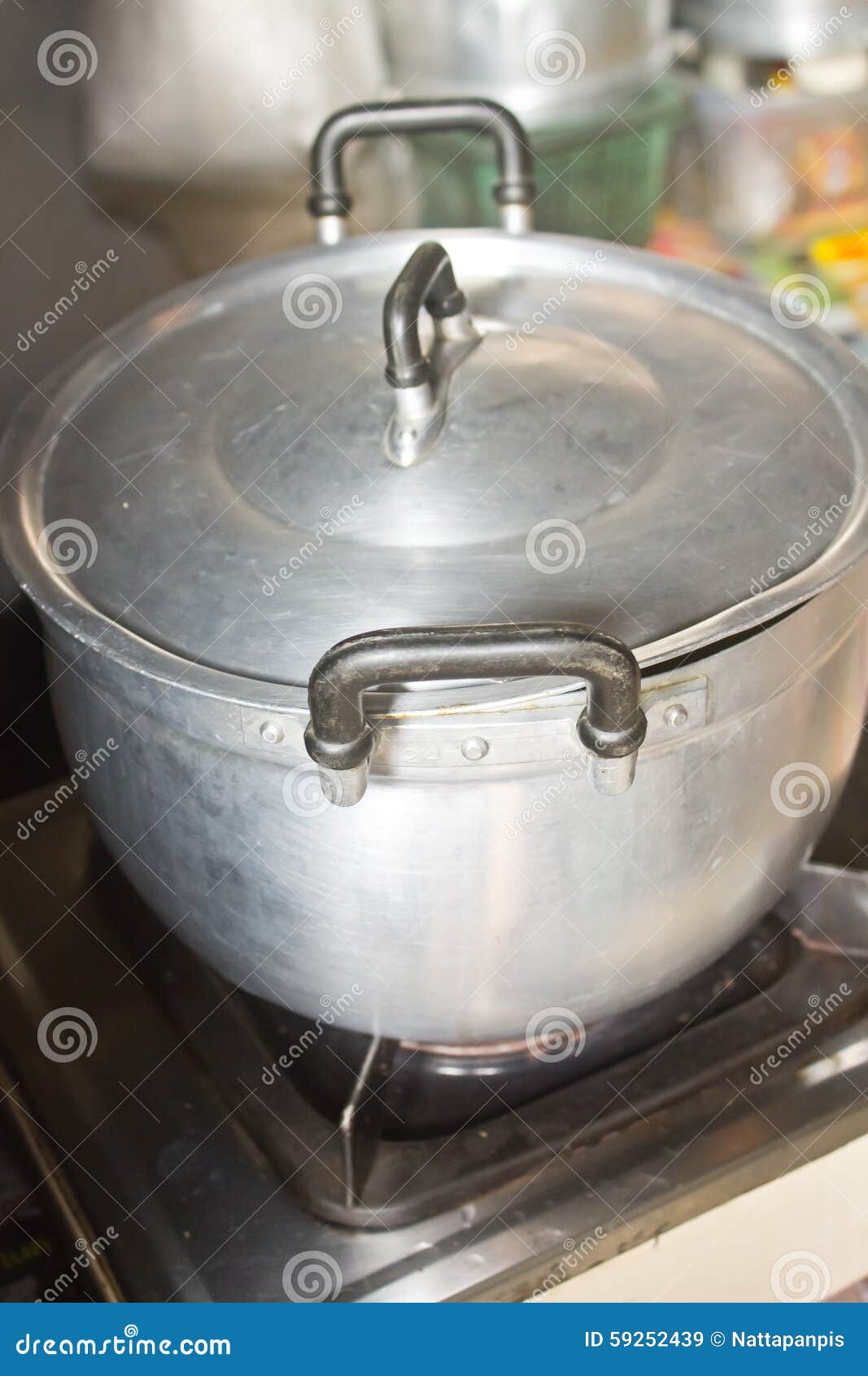 Old Pot stock image. Image of retro, utensil, steel, container - 59252439
