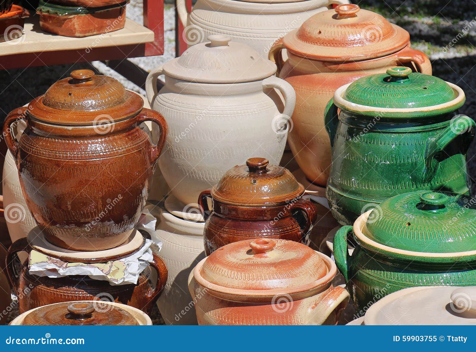 Old pottery stock image. Image of brown, used, craft - 59903755