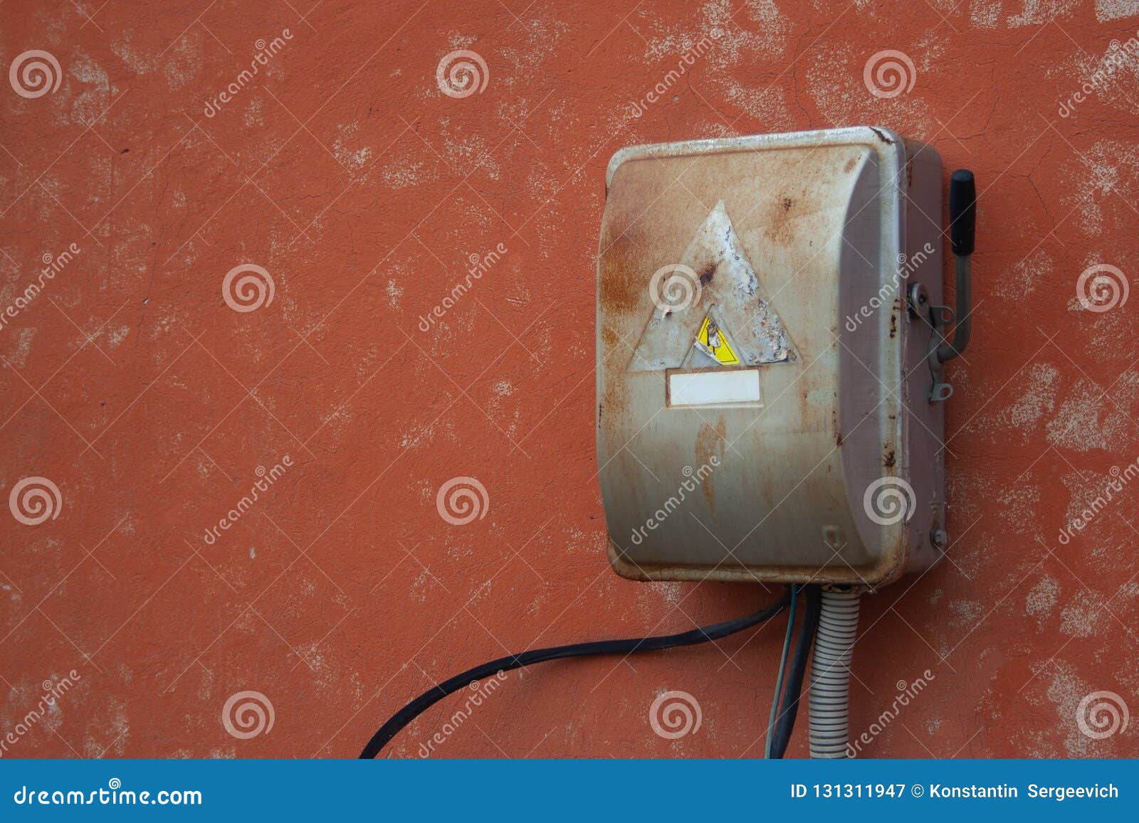 Old power box stock image. Image of board, danger, sign - 131311947
