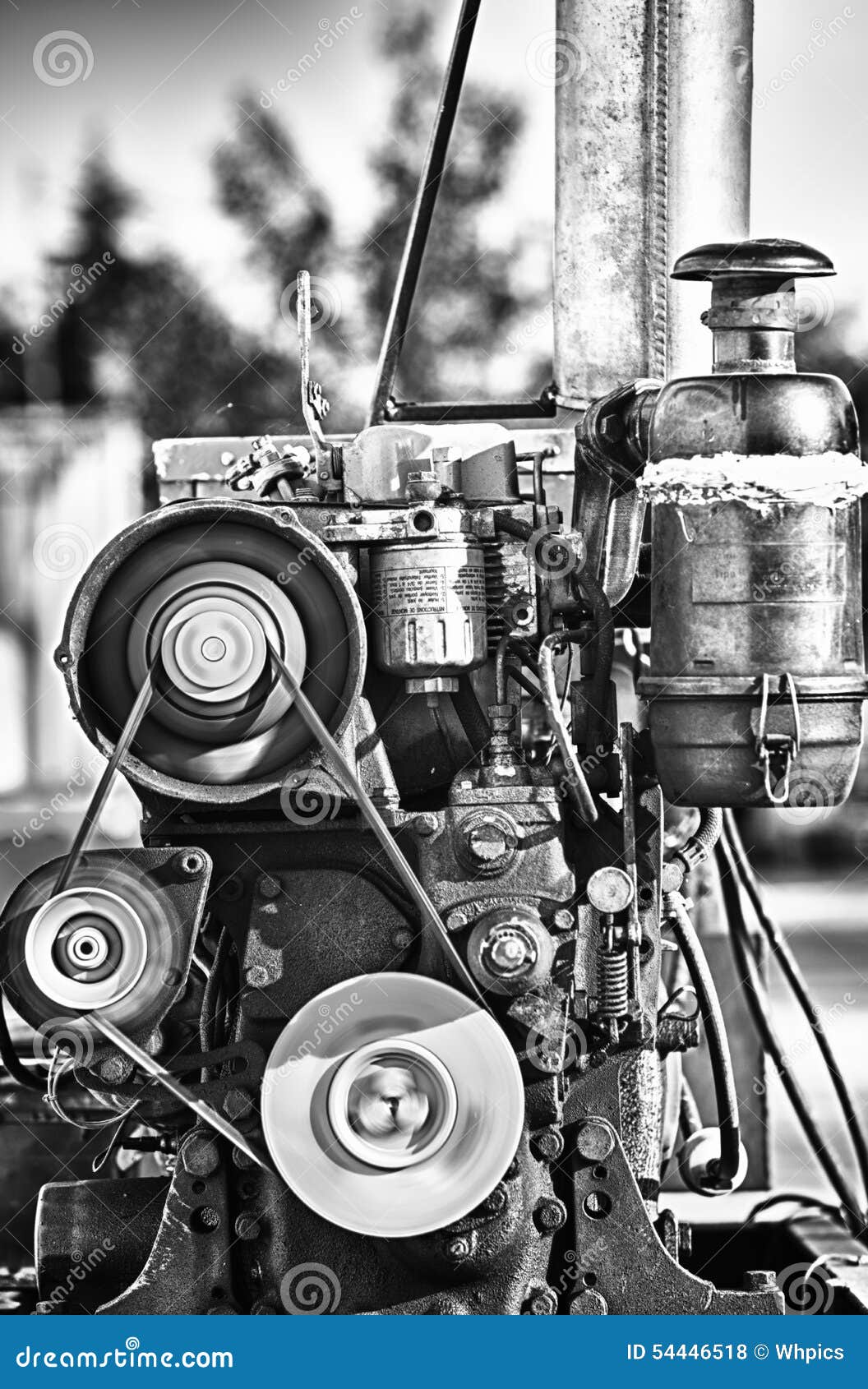 Old Power Generator at Work Stock Photo - Image of motion, sports: 54446518