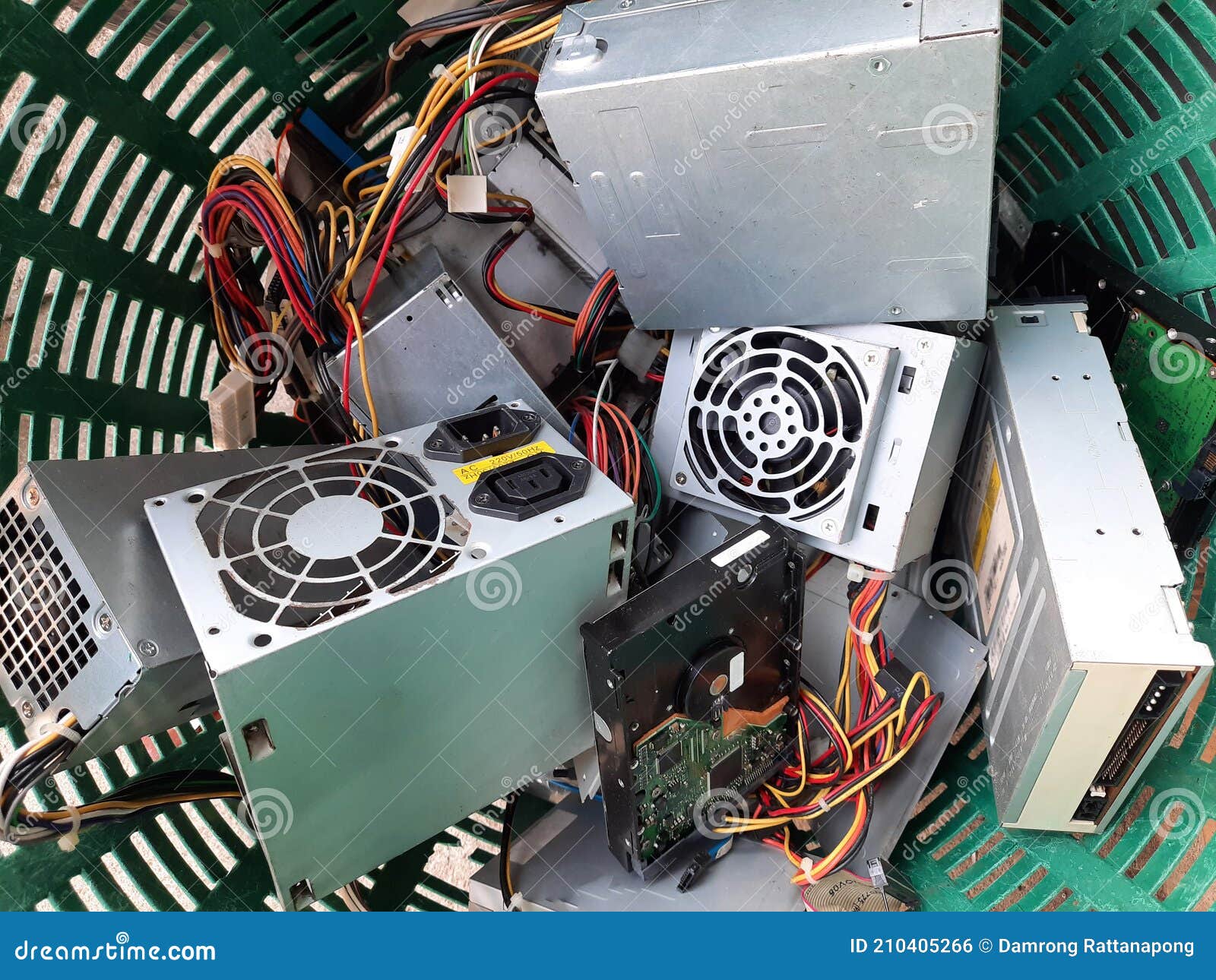 Old Power Supply and Hard Disk Dive Computer Hardware Accessories in ...