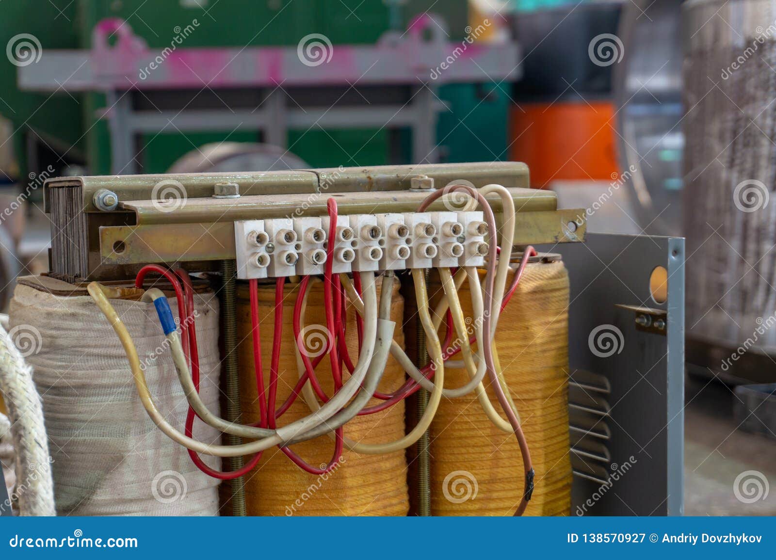 Old Powerful Transformer Welding Machine with Copper Winding Stock ...