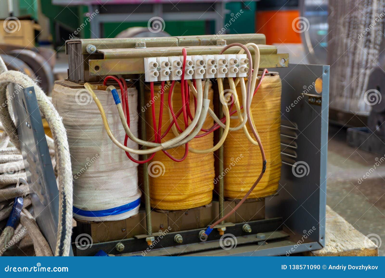 Old Powerful Transformer Welding Machine with Copper Winding Stock ...