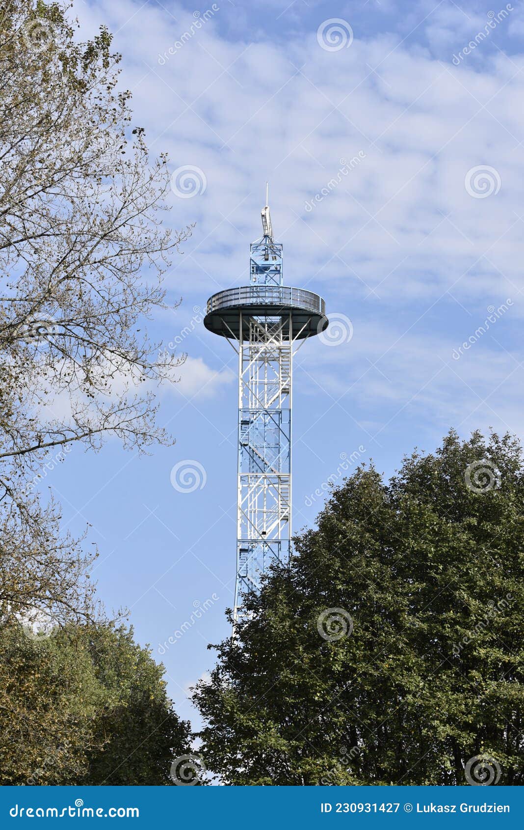 Parachute tower stock image. Image of landmark, parachute - 230931427
