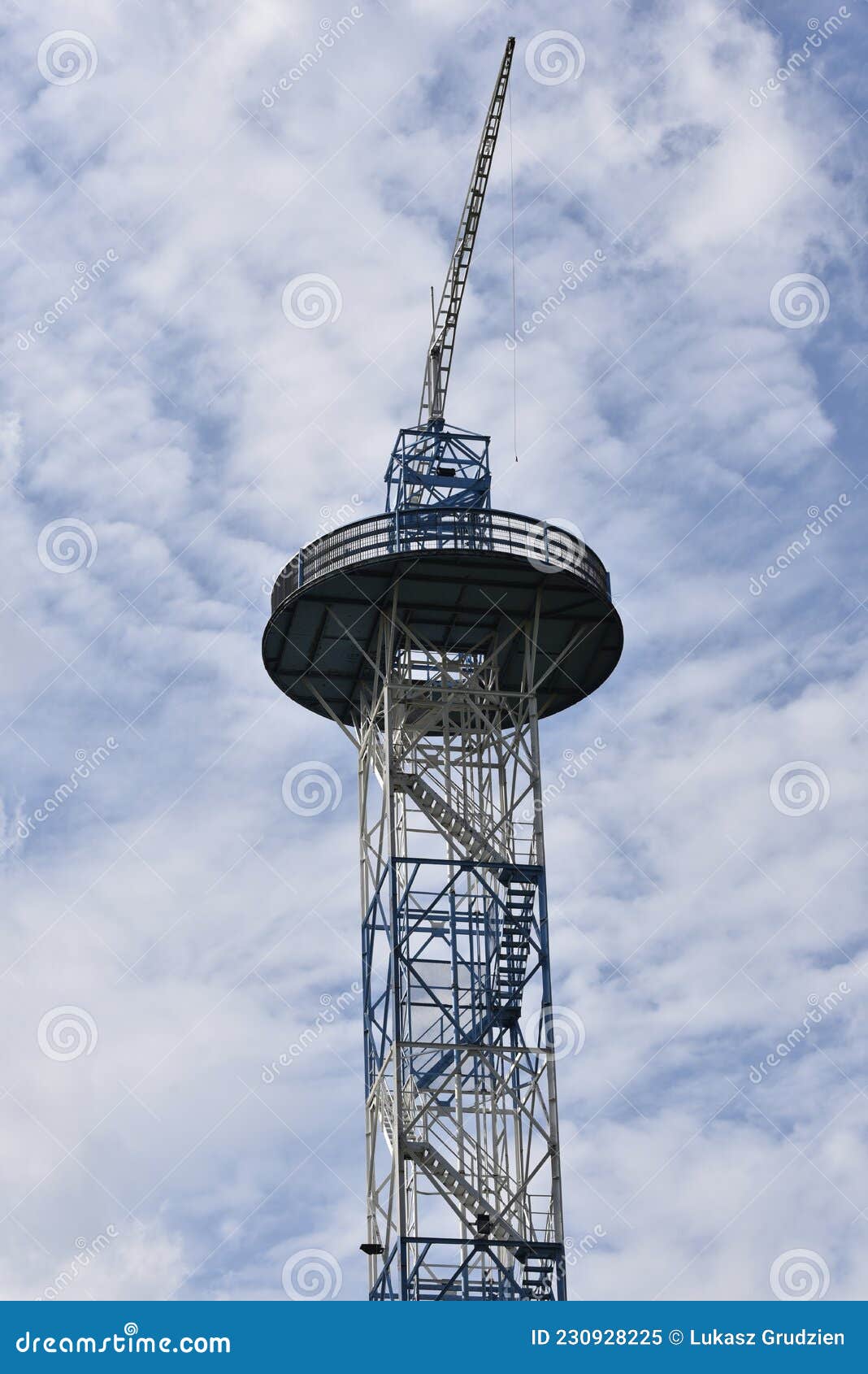 Parachute tower stock image. Image of relax, leaves - 230928225