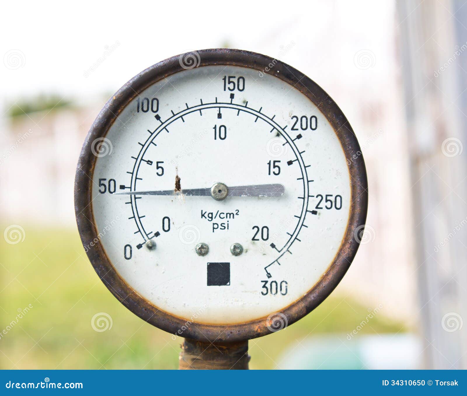 Old Pressure Gauge Indicator Stock Photo - Image of indicator ...