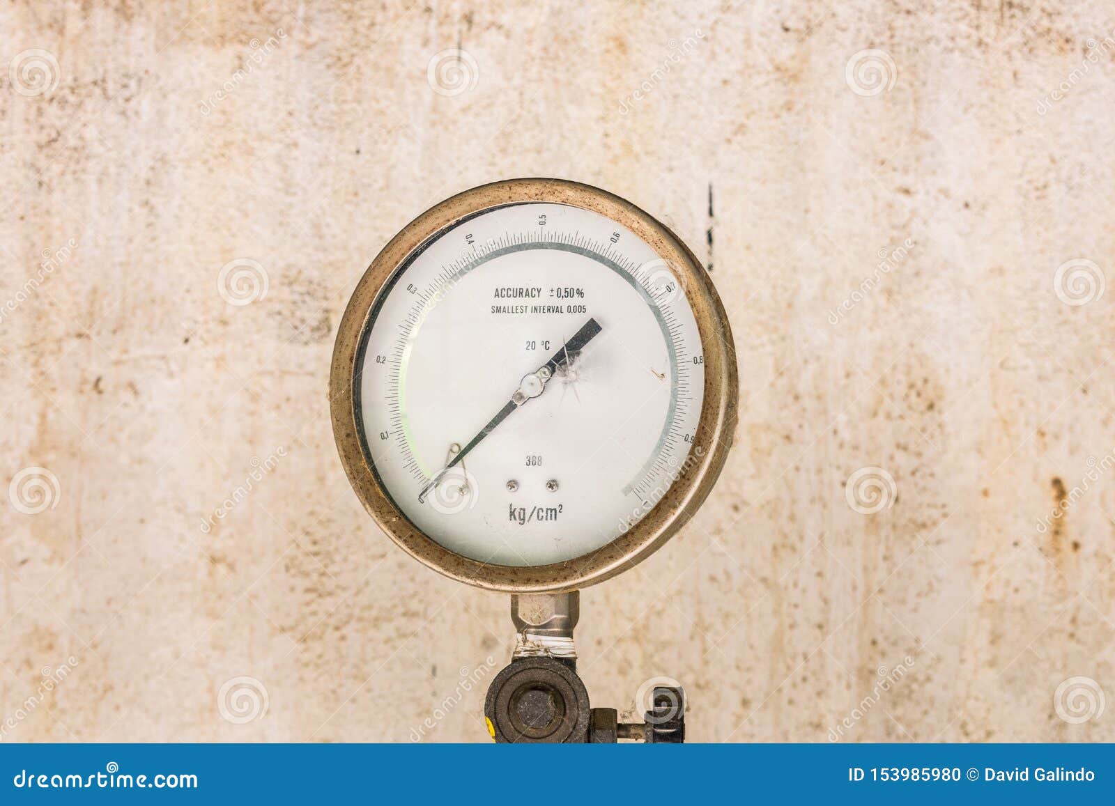 Old Pressure Indicator in Factory Stock Photo - Image of pipe, interior ...
