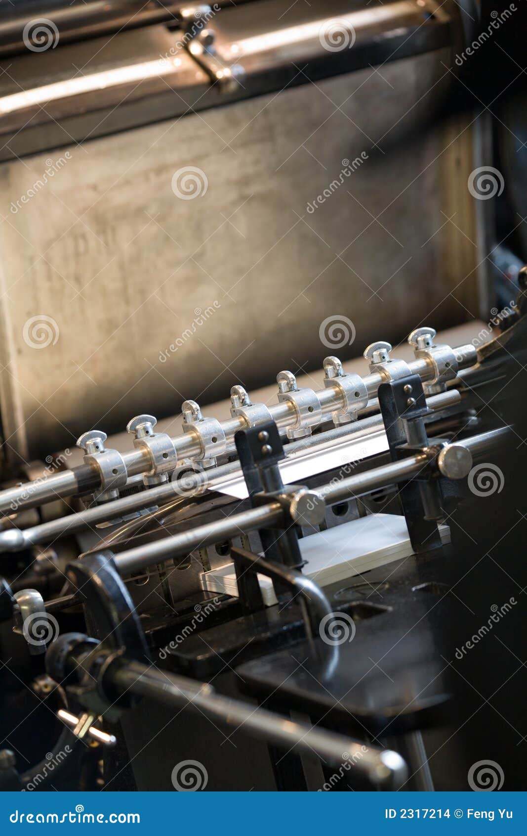 Old printing machine stock photo. Image of background - 2317214